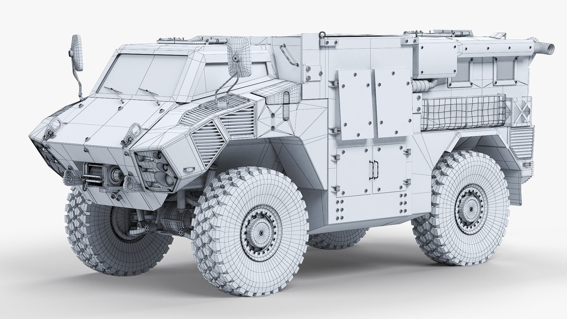 Military Vehicle NIMR JAIS 4x4 3D Model - TurboSquid 1769942