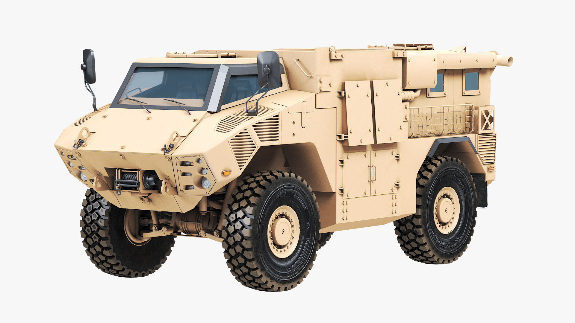 Military Vehicle NIMR JAIS 4x4 3D Model - TurboSquid 1769942