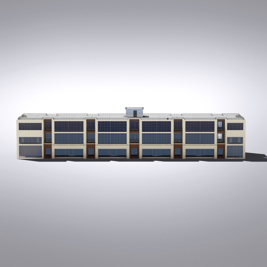 3dsmax Modern Generic Building Architectural