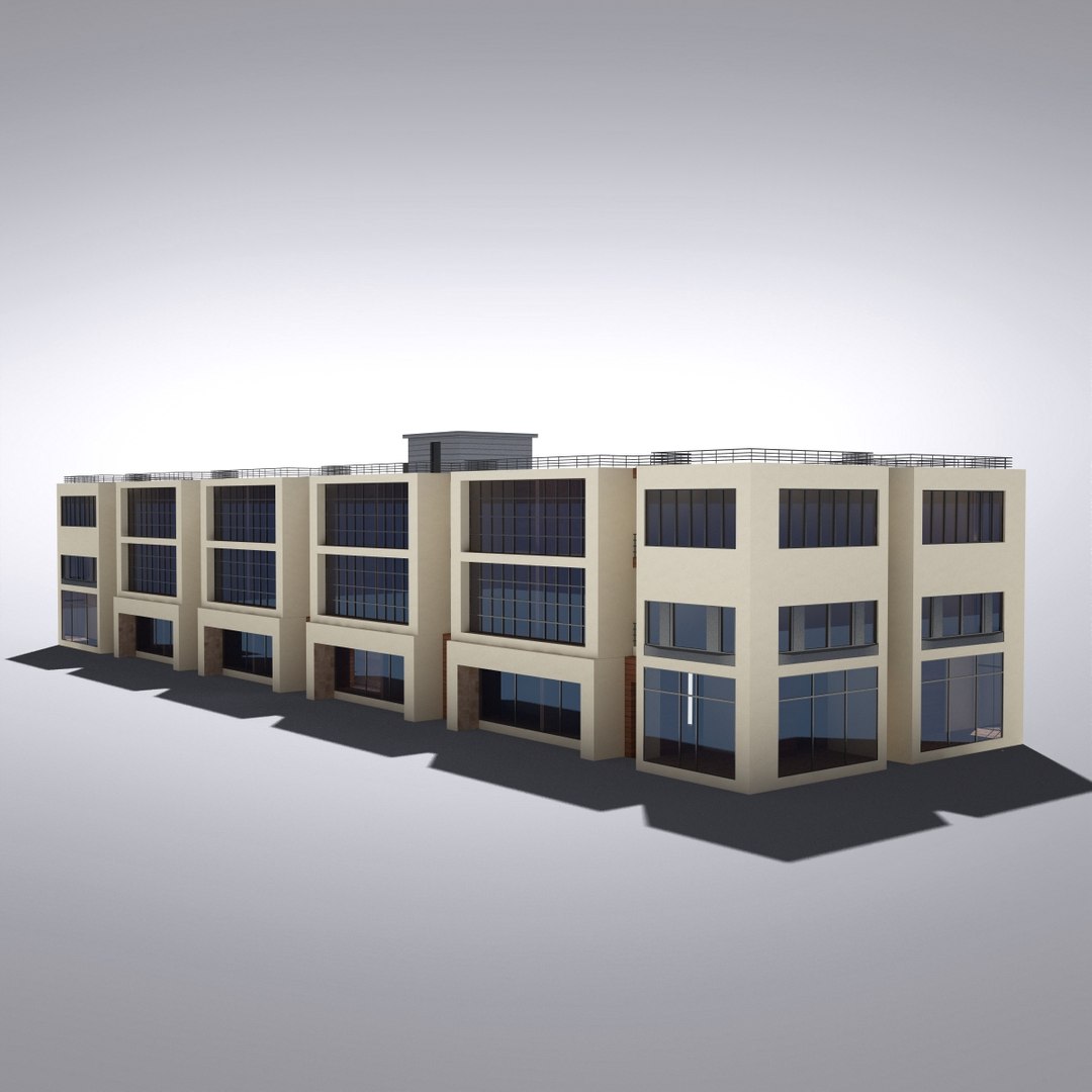3dsmax Modern Generic Building Architectural