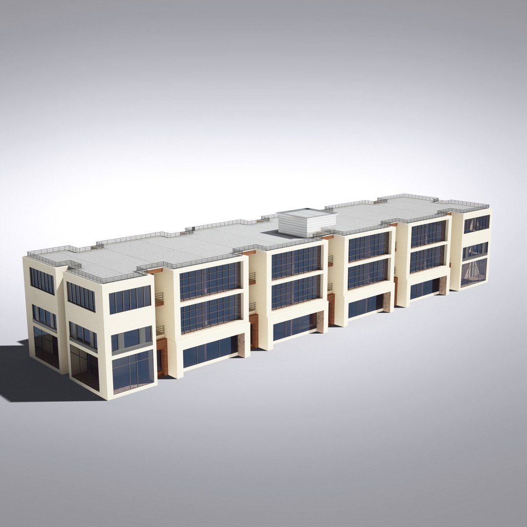 3dsmax Modern Generic Building Architectural