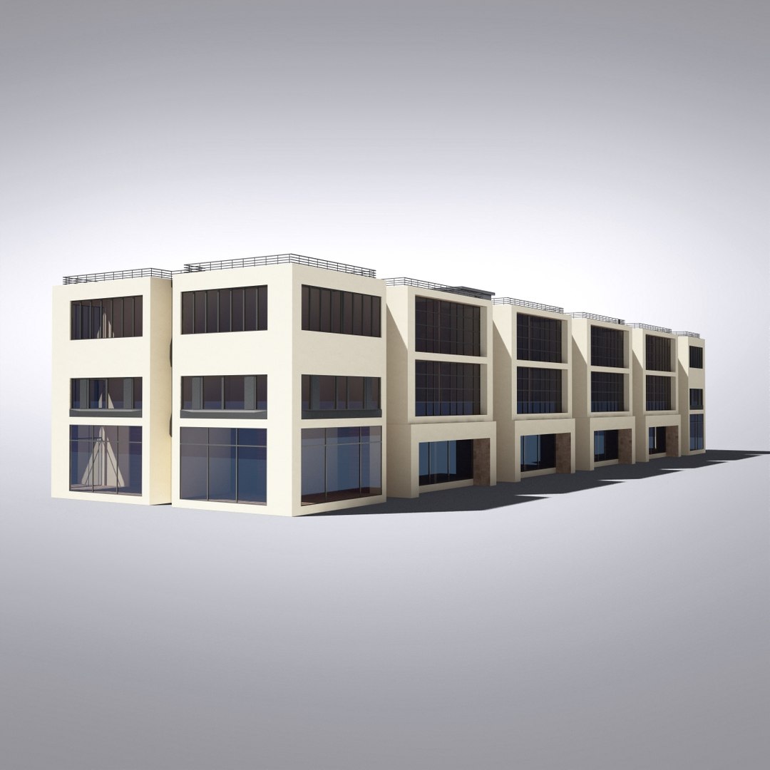 3dsmax Modern Generic Building Architectural
