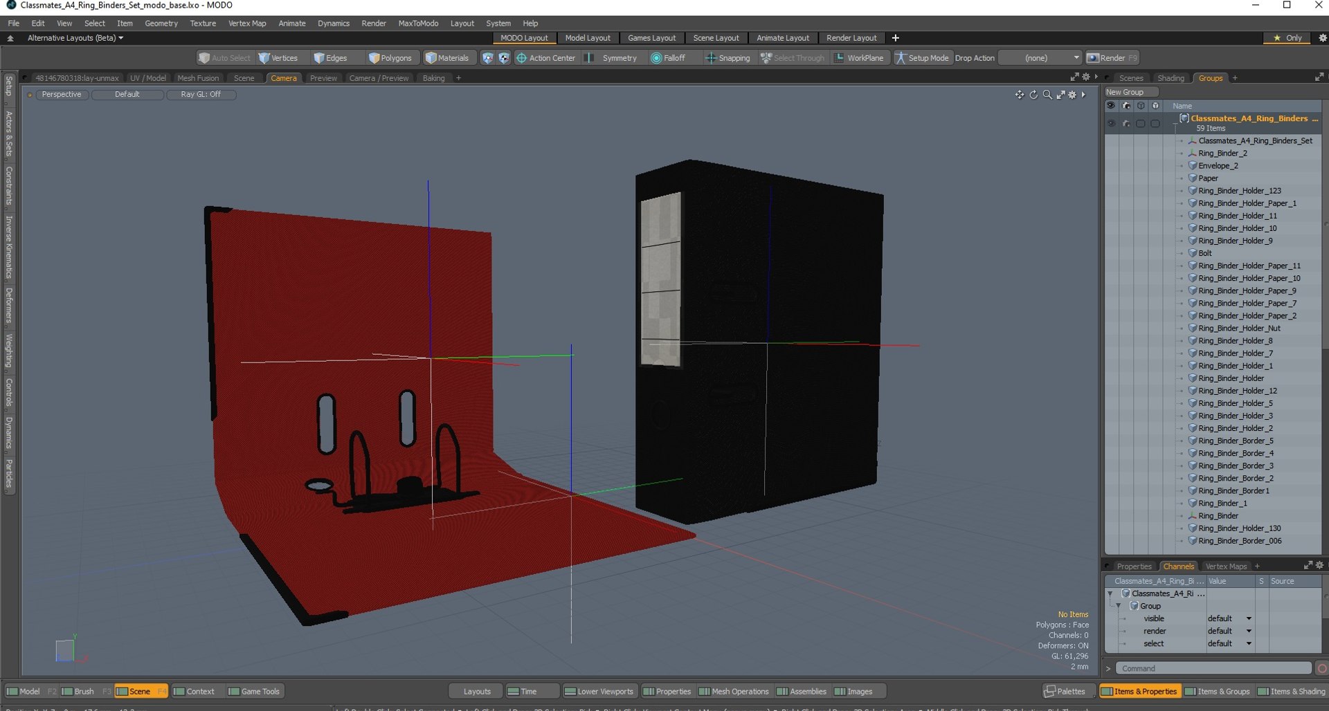 Classmates A4 Ring Binders Set 3D - TurboSquid 2185881