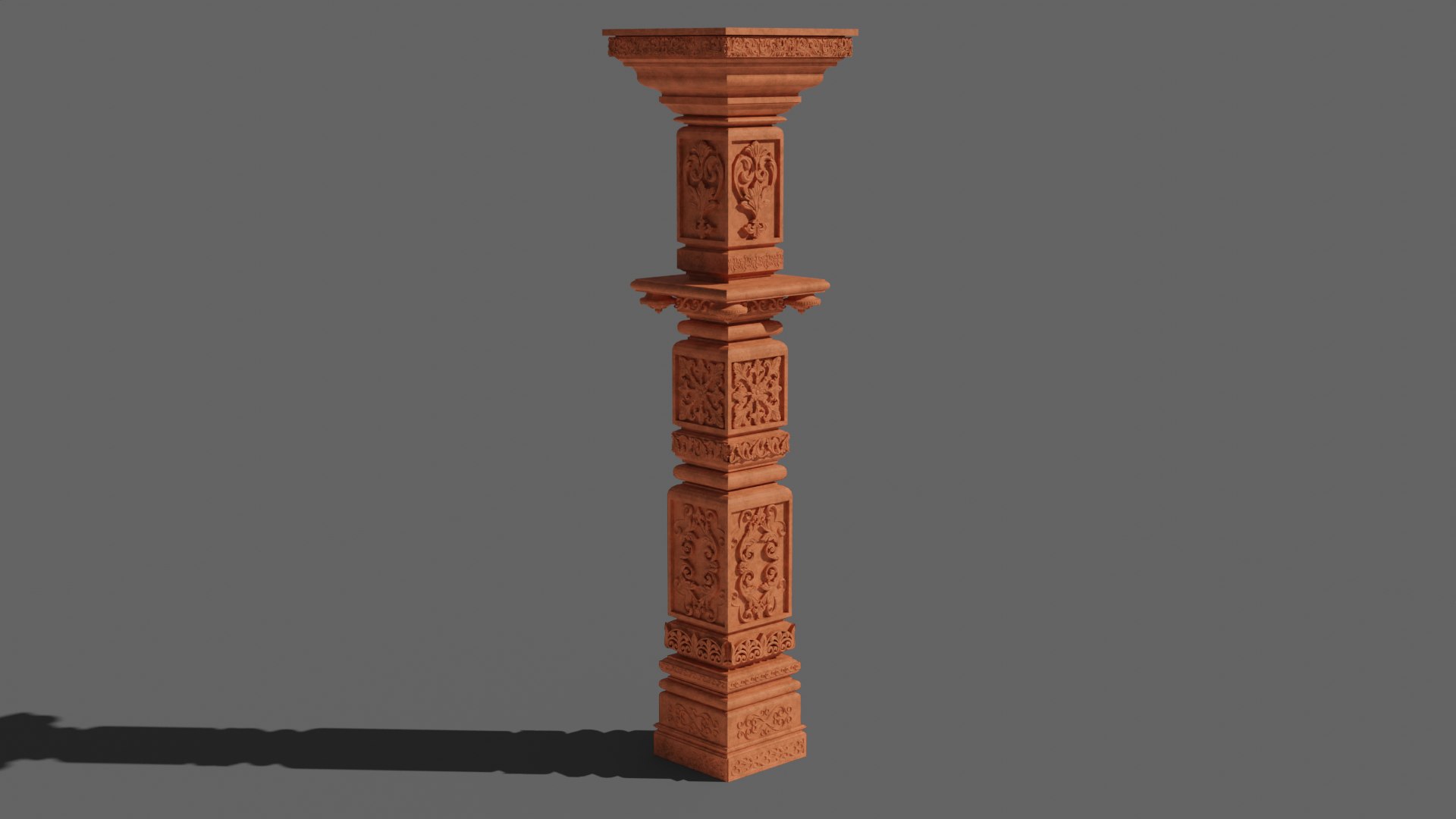 Free Indian Temple Pillar 3D - TurboSquid 2003473