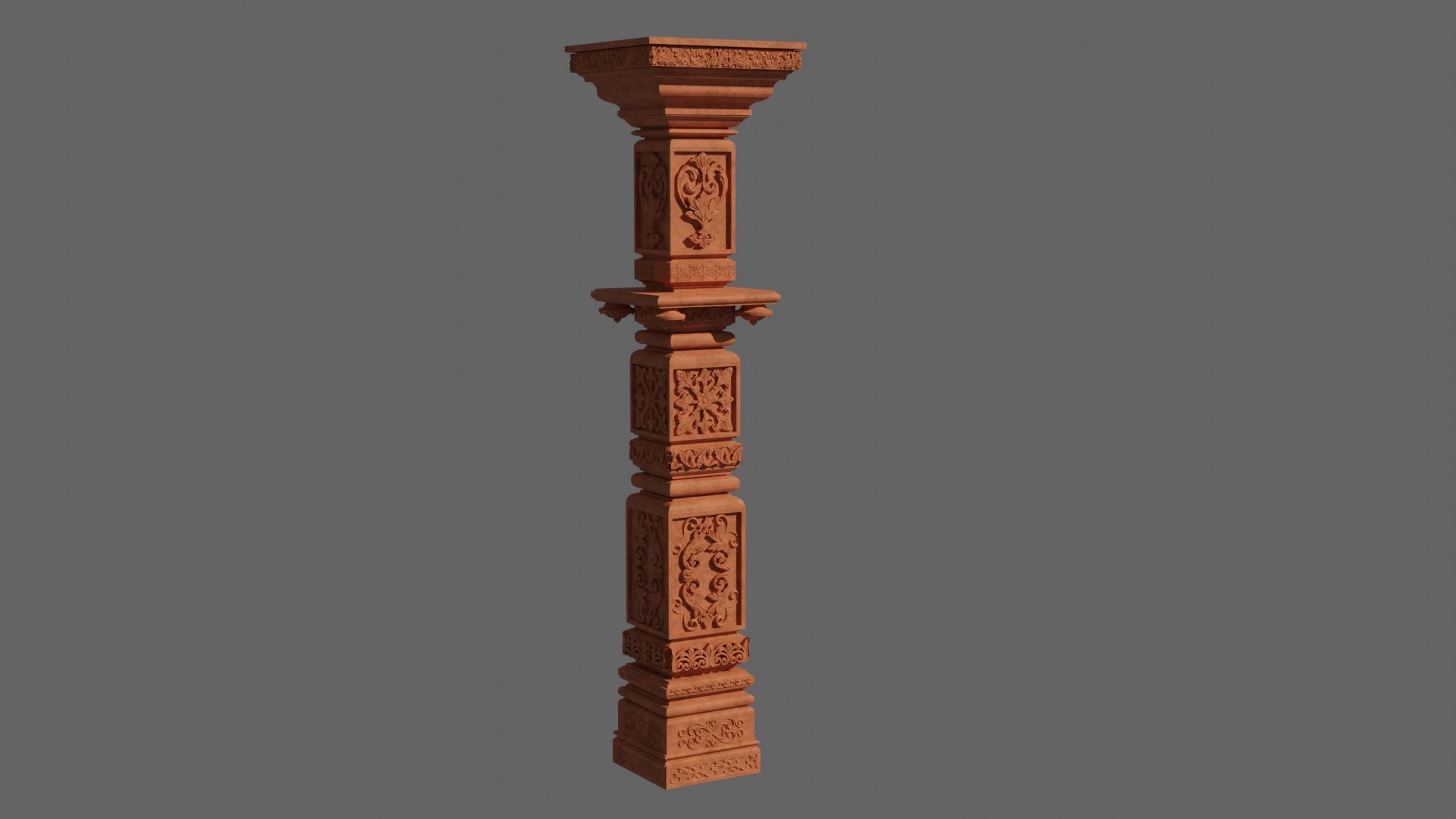Free Indian Temple Pillar 3D - TurboSquid 2003473