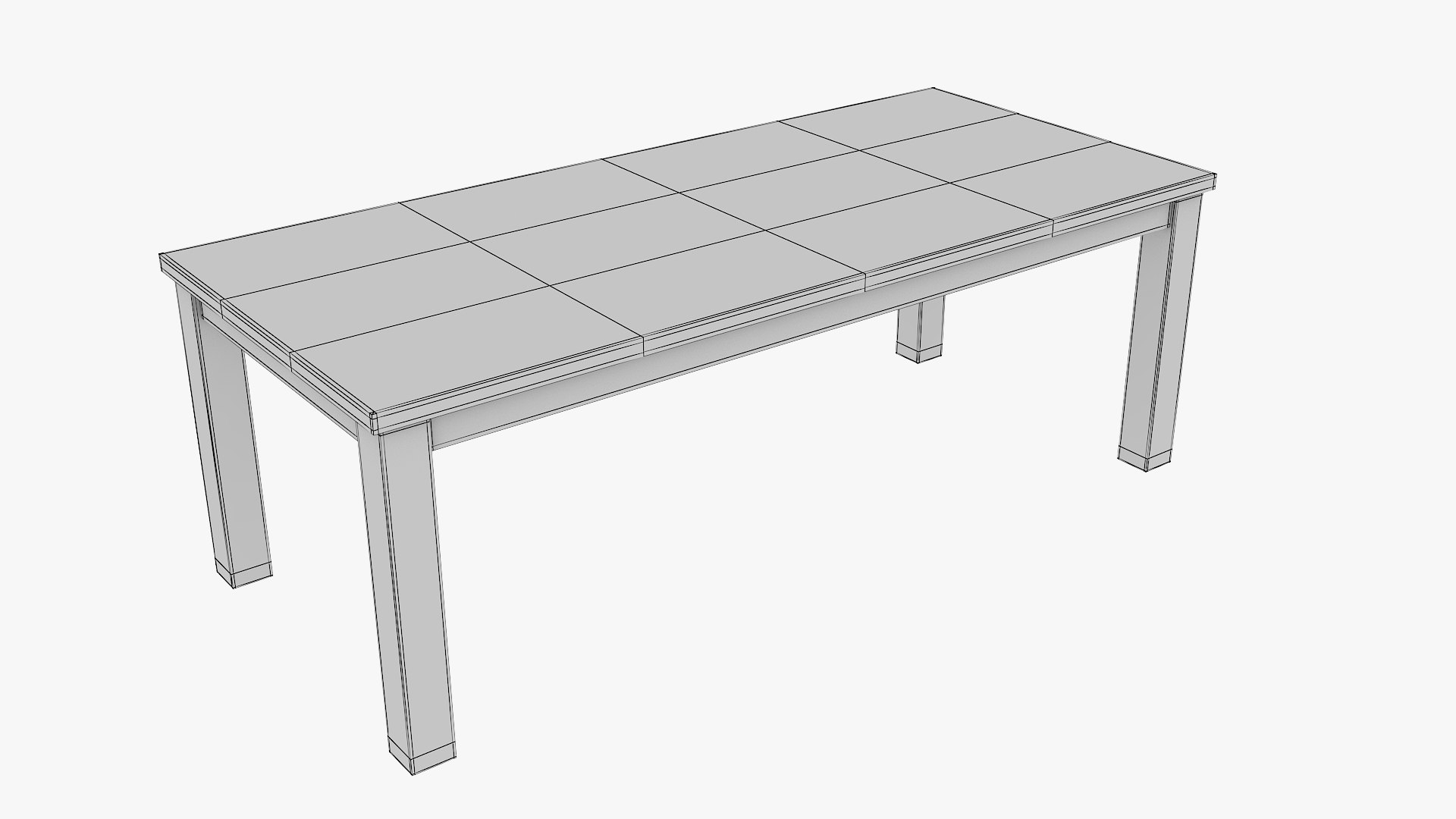 3D Wood Table Model - TurboSquid 1948852