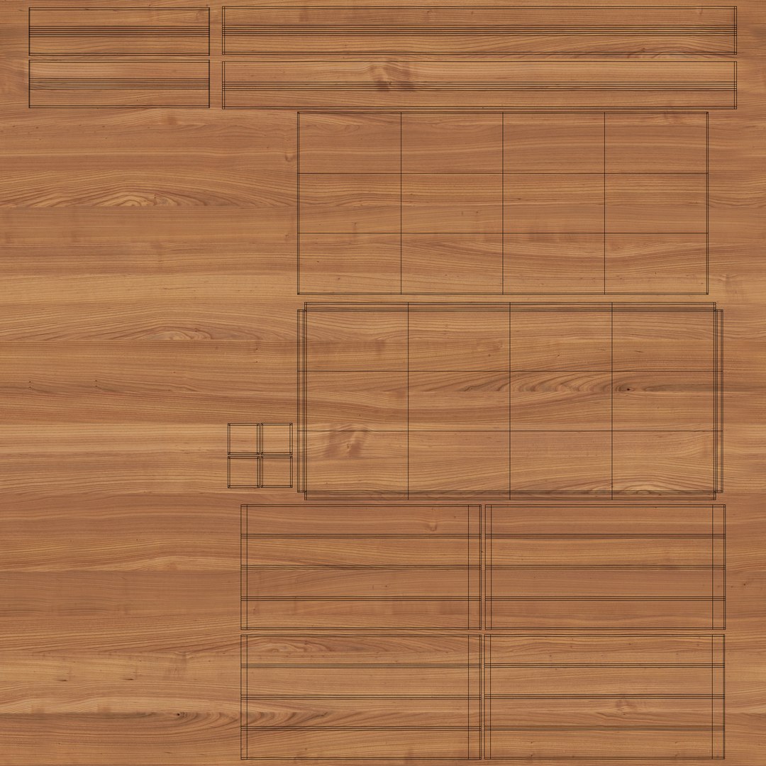 3D Wood Table Model - TurboSquid 1948852