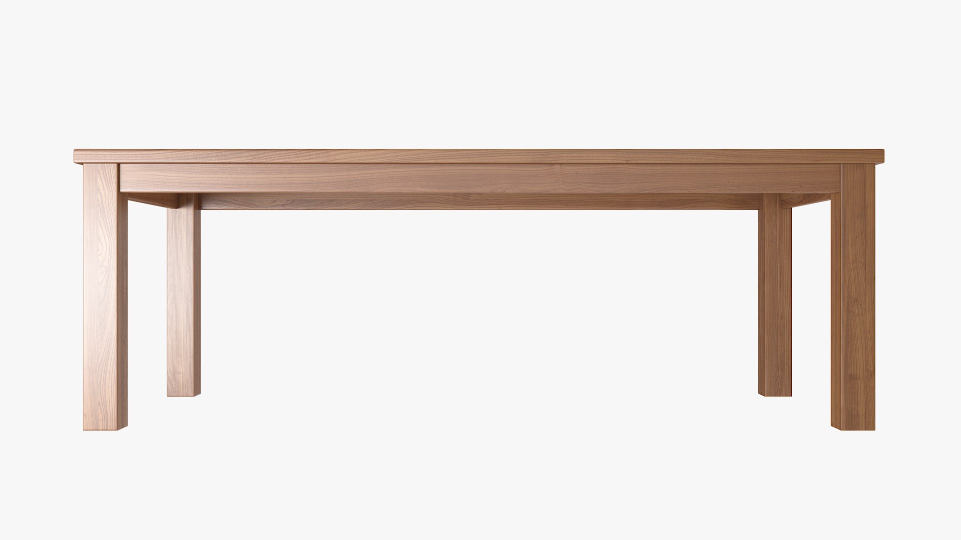 3D Wood Table Model - TurboSquid 1948852