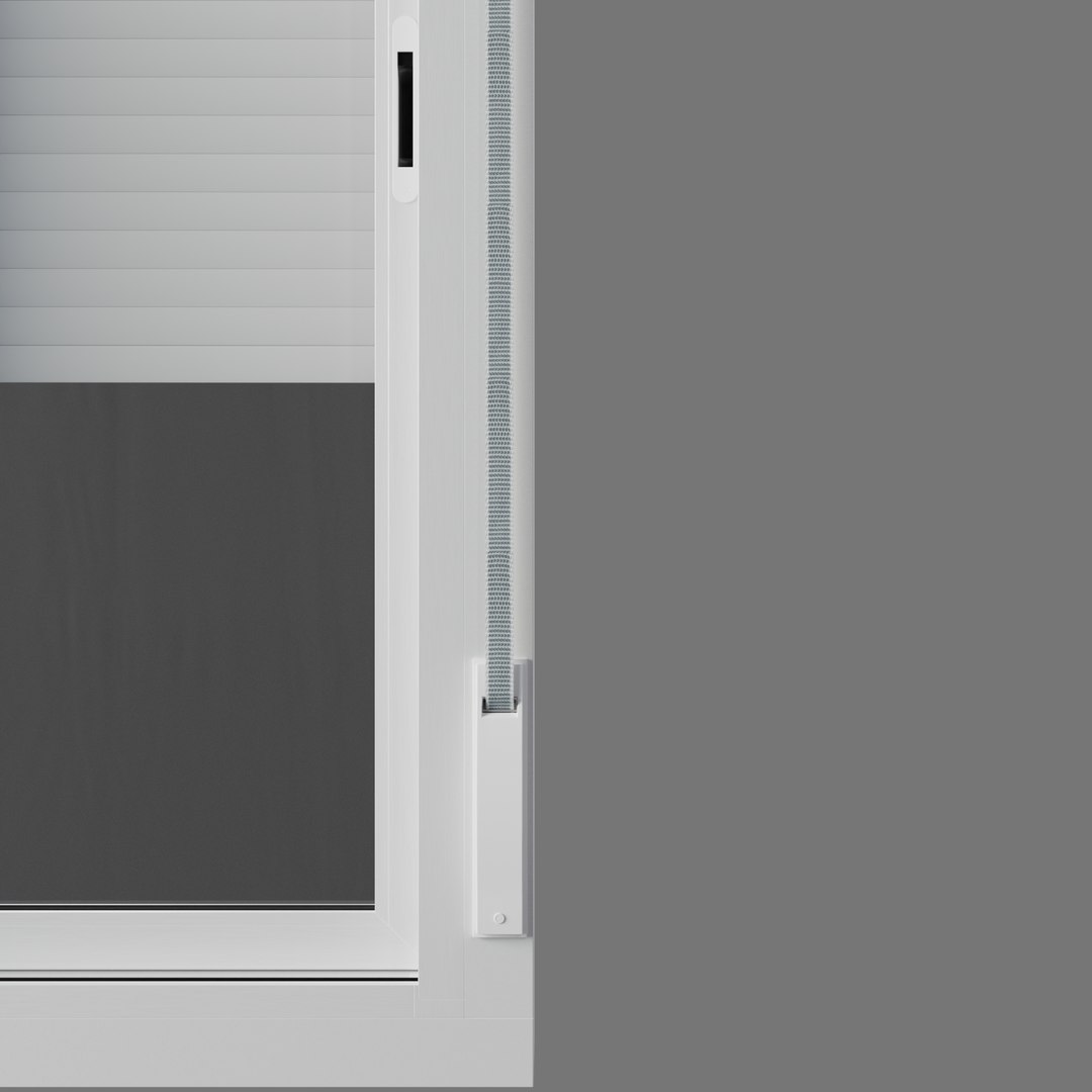 Window With Roller Shutter 3D Model - TurboSquid 2374087
