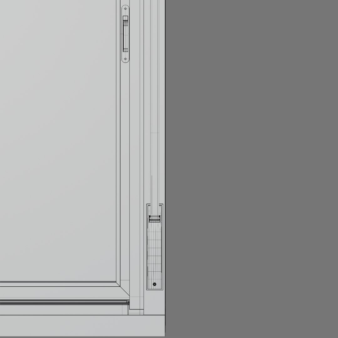 Window With Roller Shutter 3D Model - TurboSquid 2374087