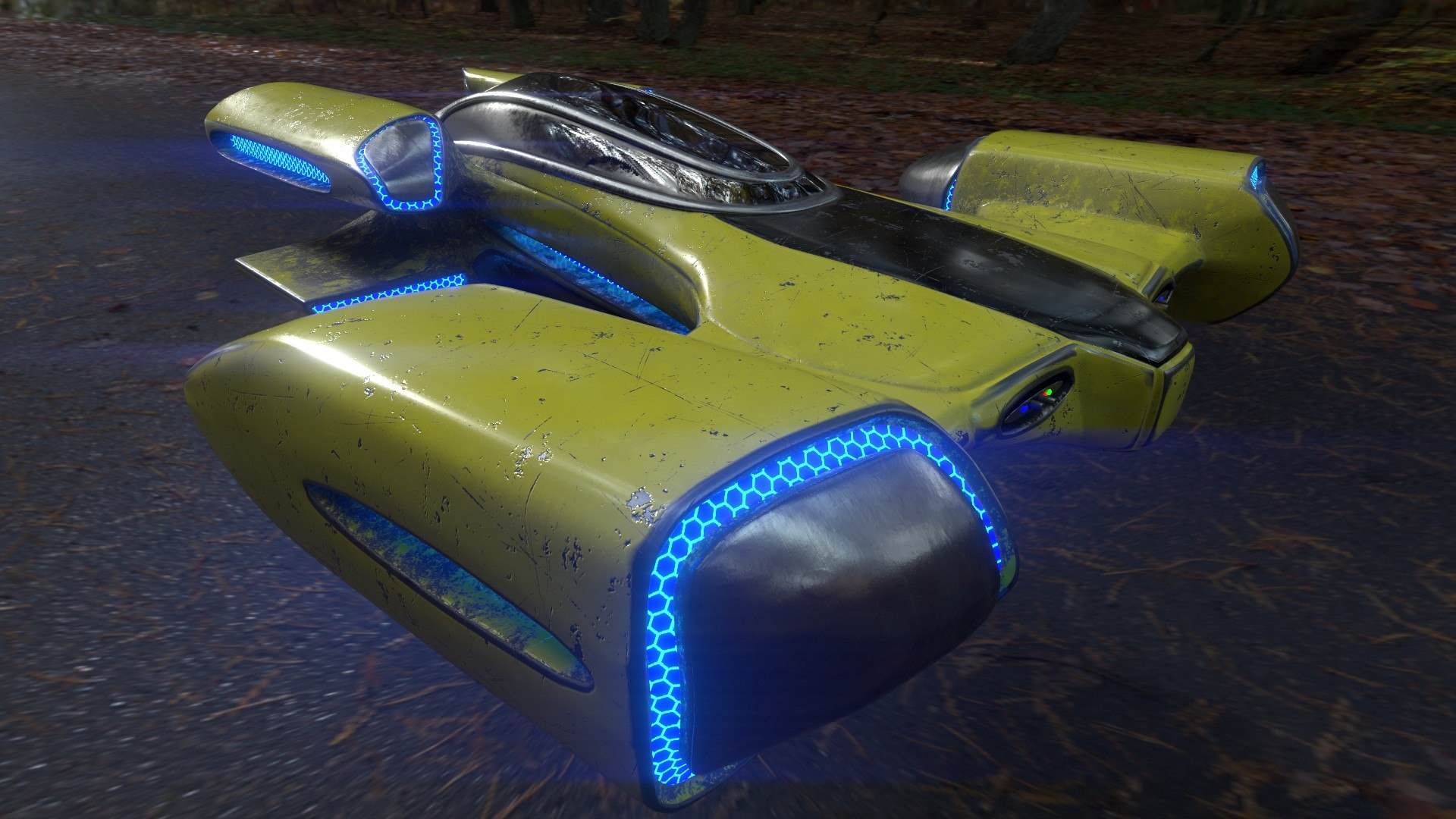 Hammerhead Fighter 3D - TurboSquid 2189141