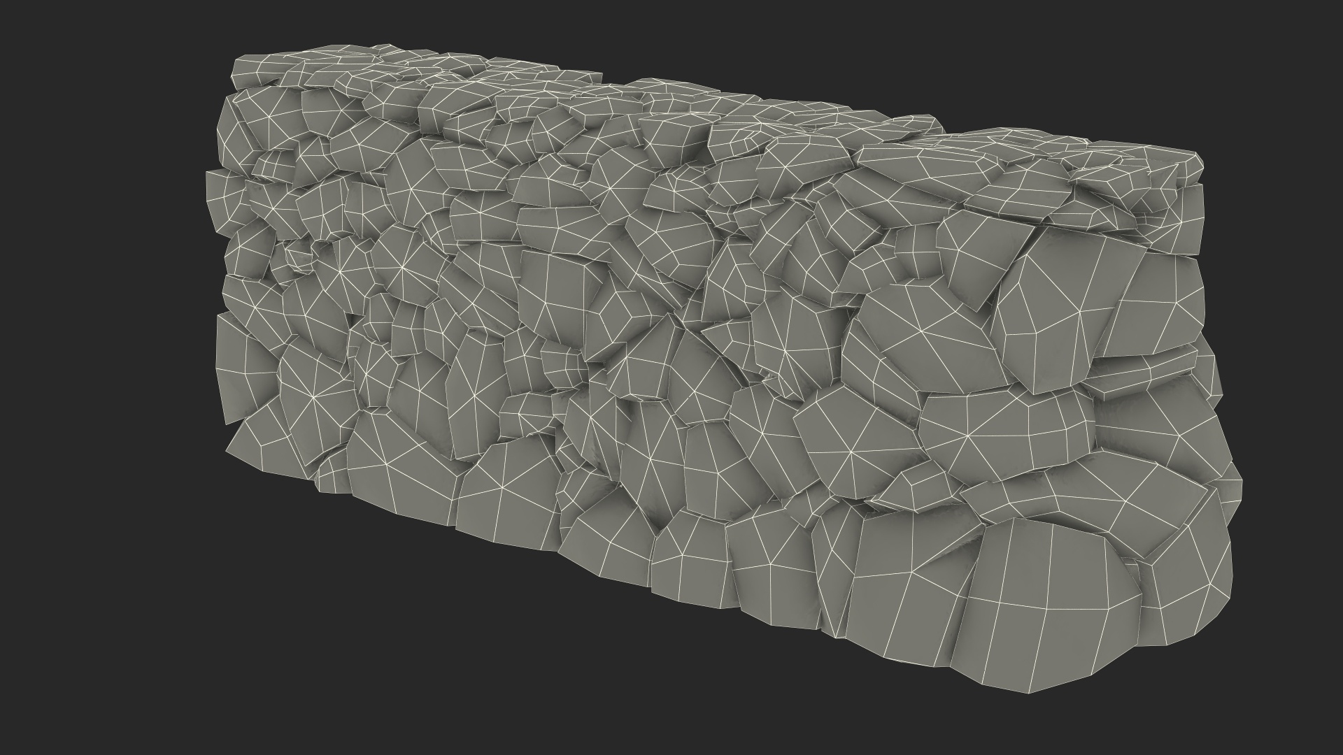 3D Model Block Stone Barrier - TurboSquid 2292216