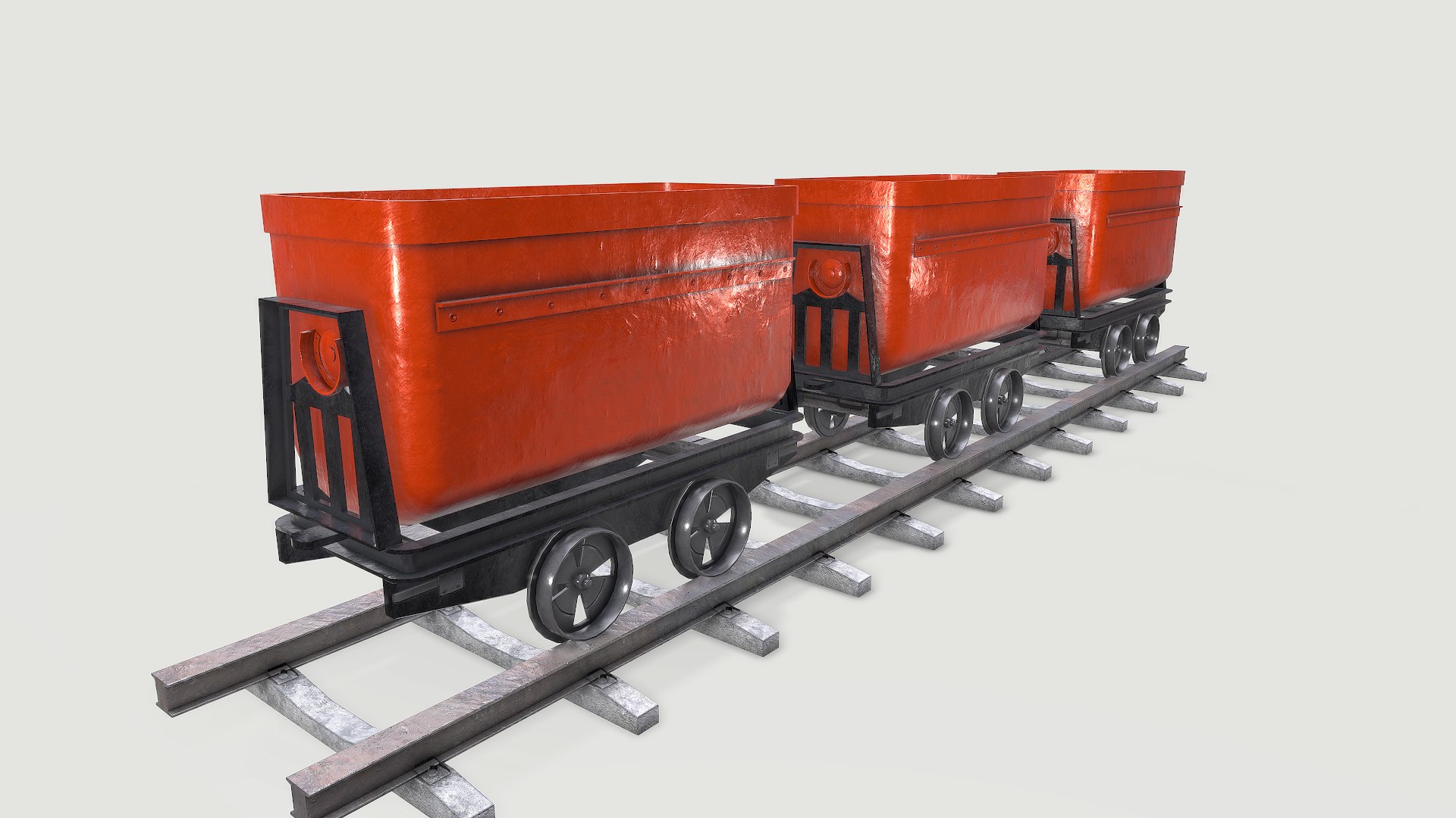 3D Mine Wagon 4 - TurboSquid 1743955