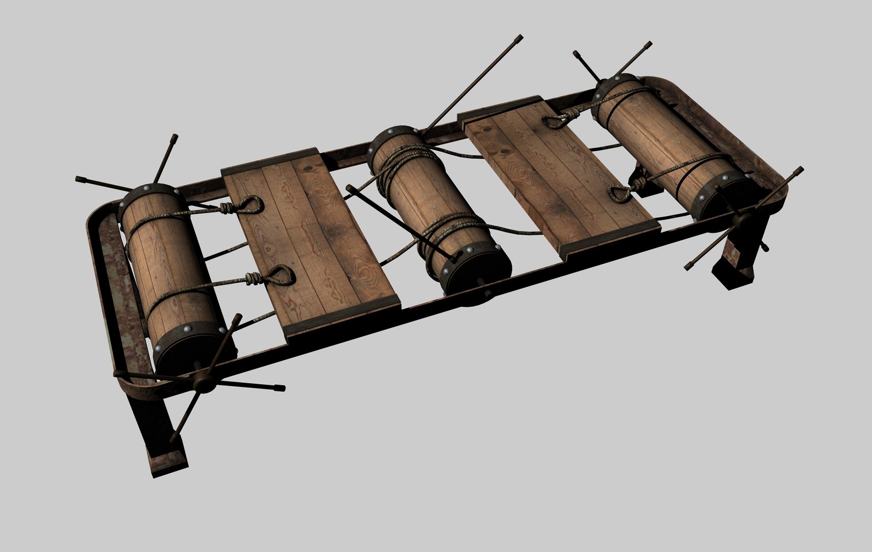 3d model rack torture devices