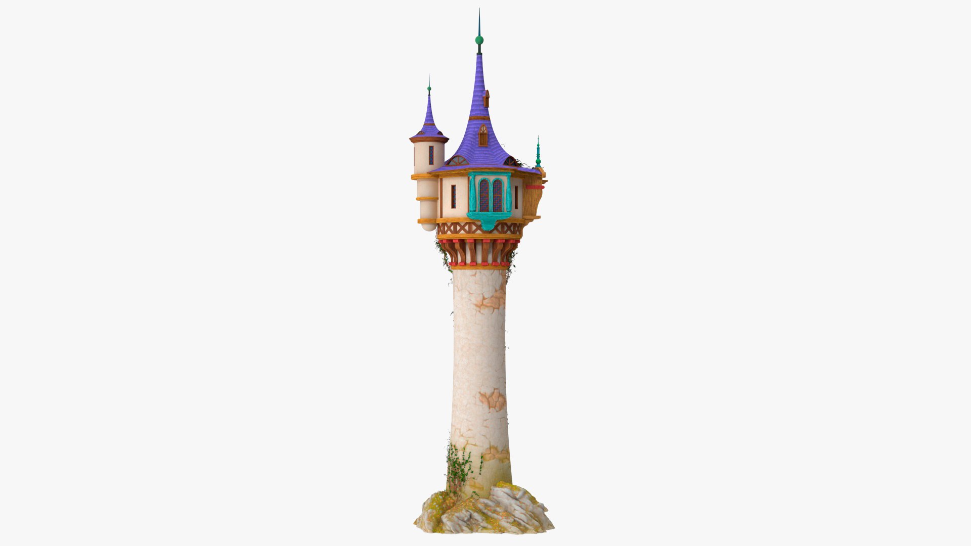 3D Tangled Rapunzel Tower - TurboSquid 2145552