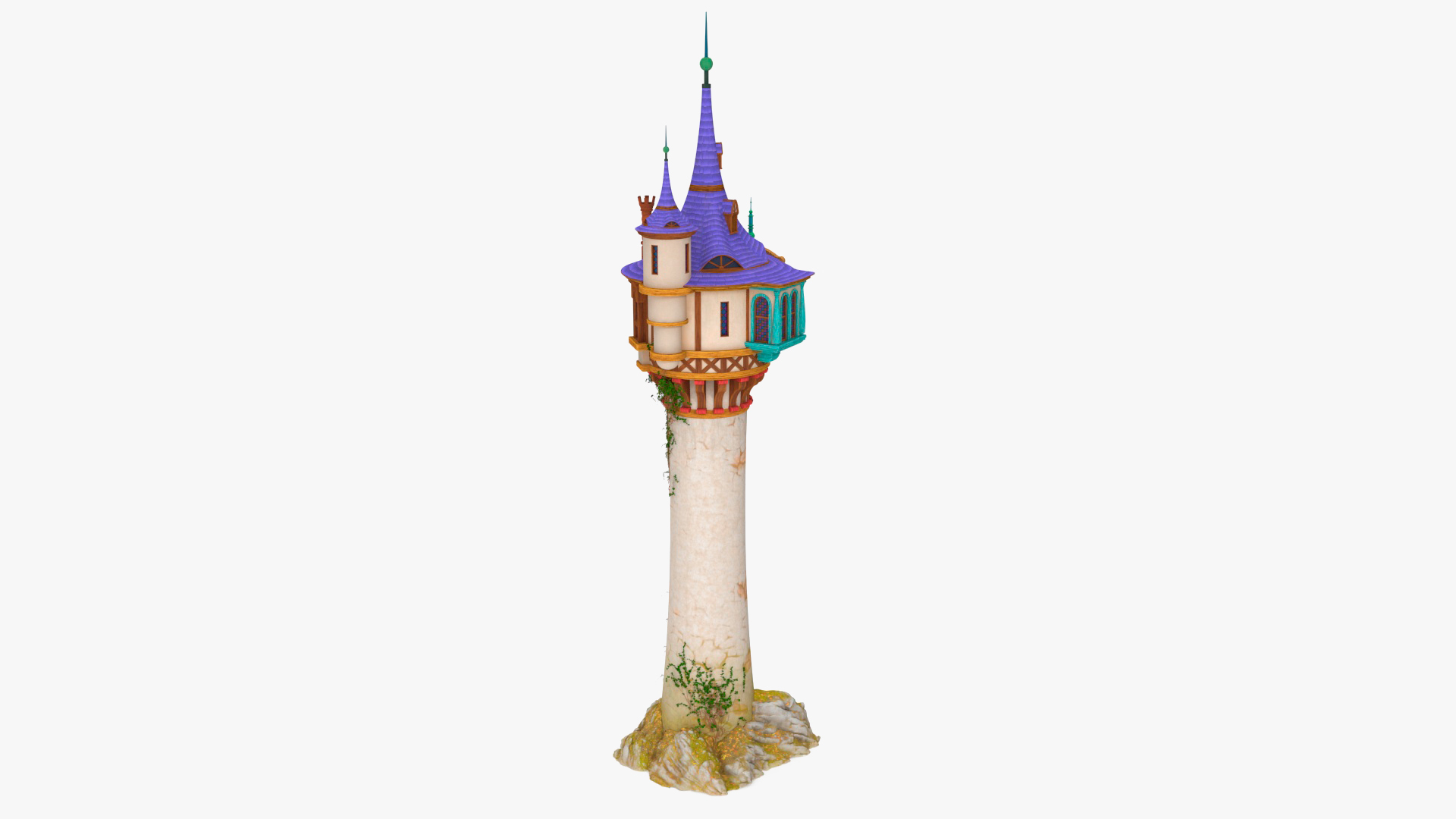 3D Tangled Rapunzel Tower - TurboSquid 2145552