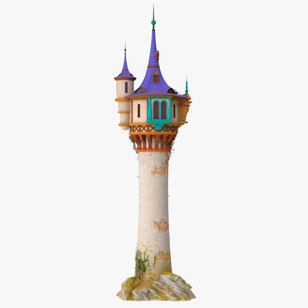 Torre Rapunzel Emaranhada Modelo 3D - TurboSquid 2145552