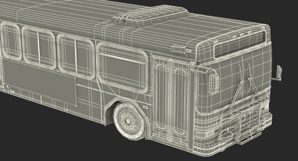 3d model gillig floor bus