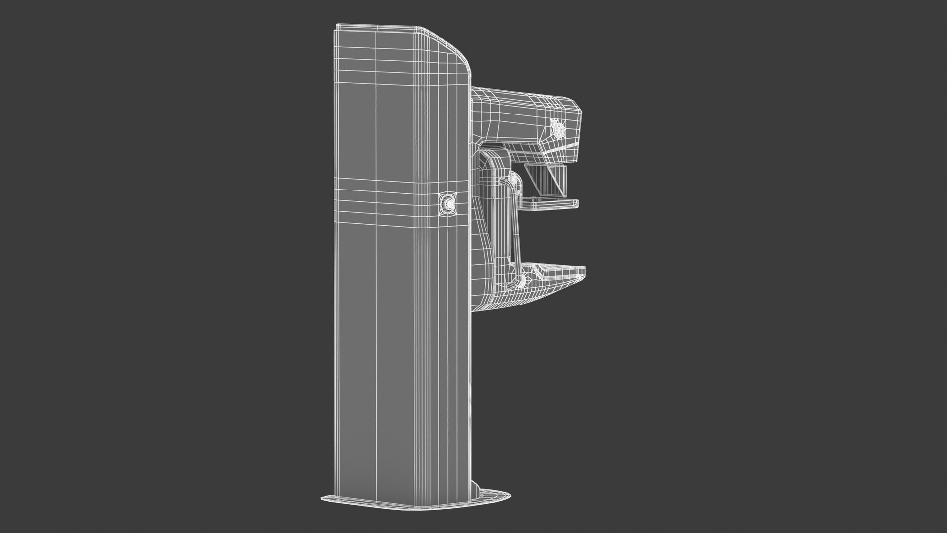 Medical Mammography Machine 3D Model - TurboSquid 2225558