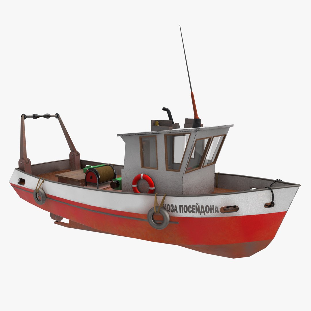 3D Fishing Boat Model - TurboSquid 1314045