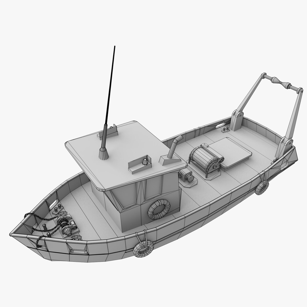 3D Fishing Boat Model - TurboSquid 1314045