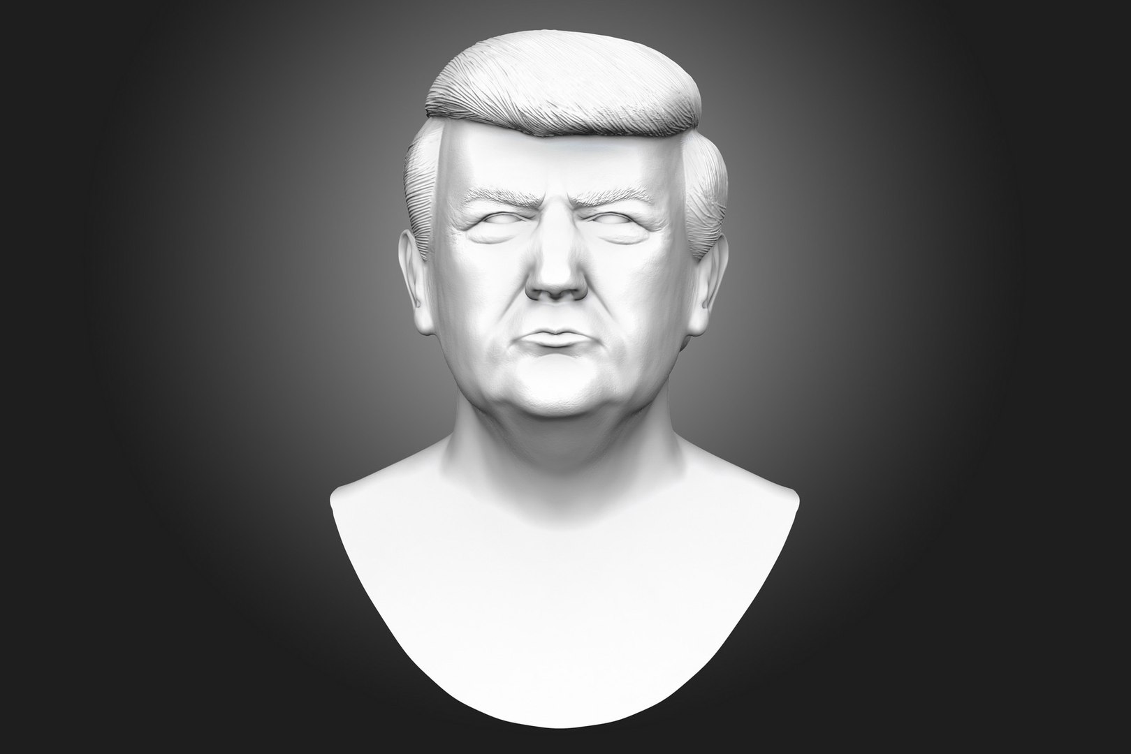 3D Portrait President Model - TurboSquid 1299703