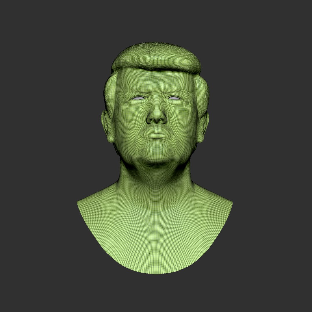 3D Portrait President Model - TurboSquid 1299703
