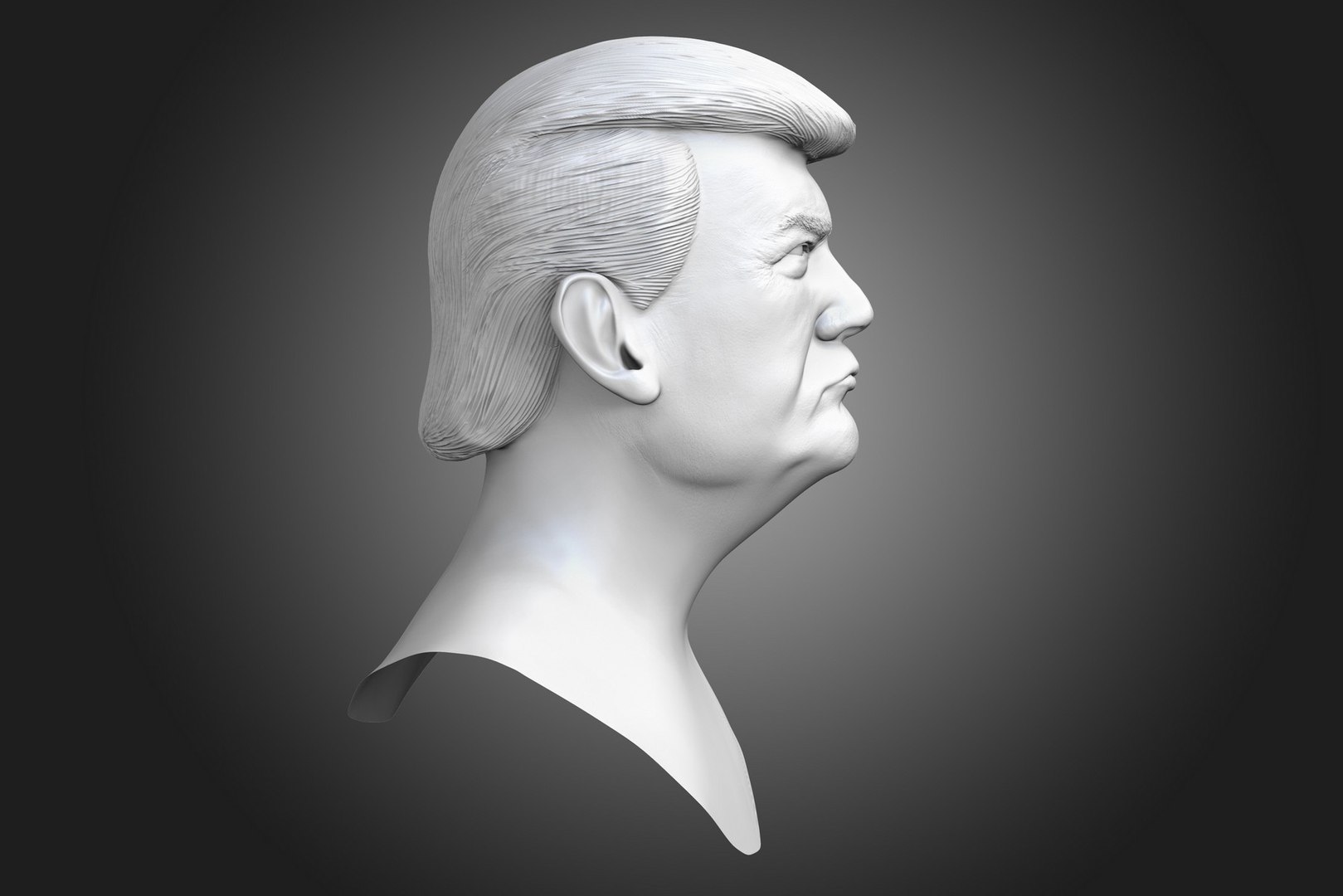 3D Portrait President Model - TurboSquid 1299703