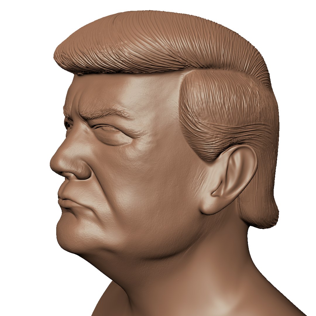 3D Portrait President Model - TurboSquid 1299703