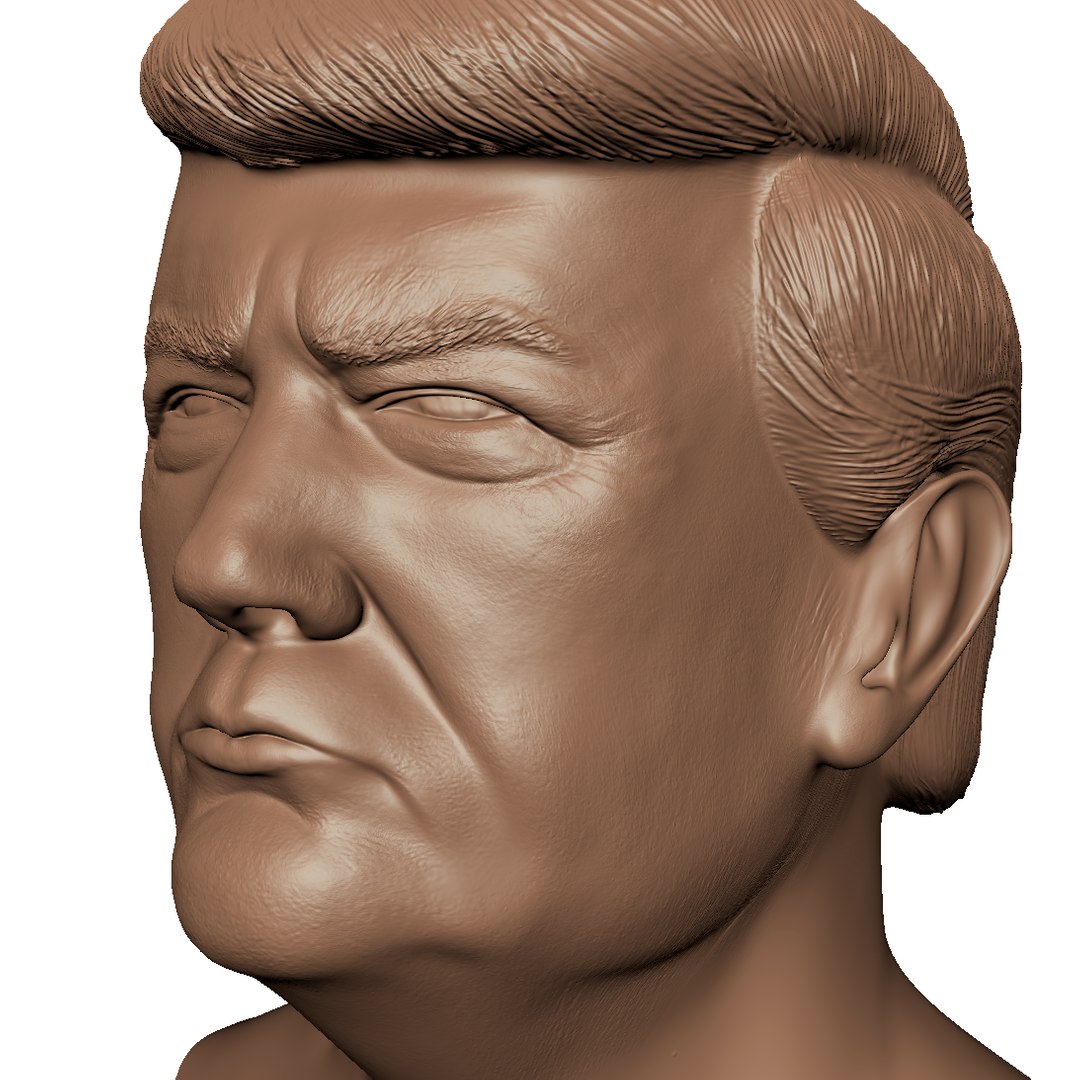3D Portrait President Model - TurboSquid 1299703