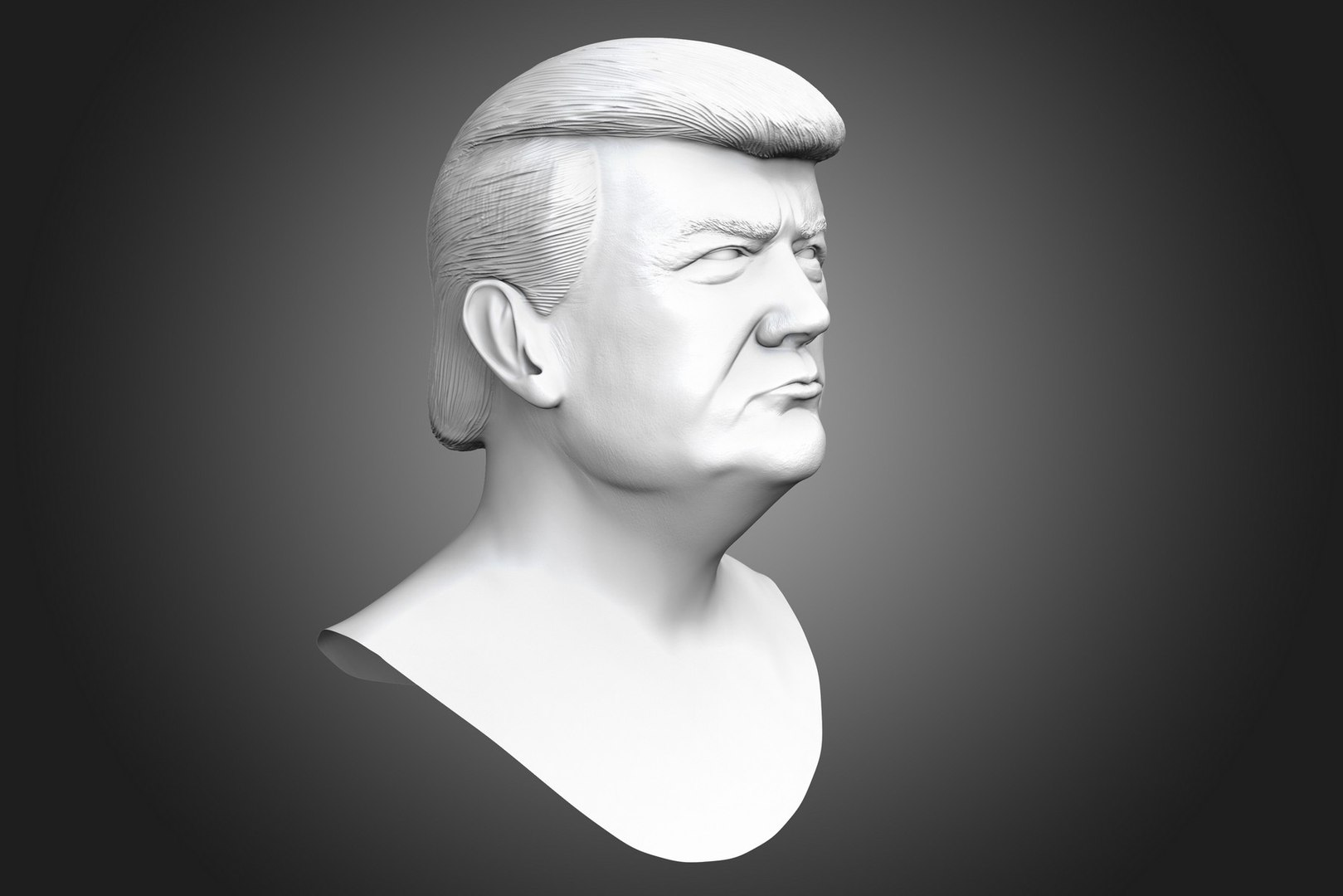 3D Portrait President Model - TurboSquid 1299703