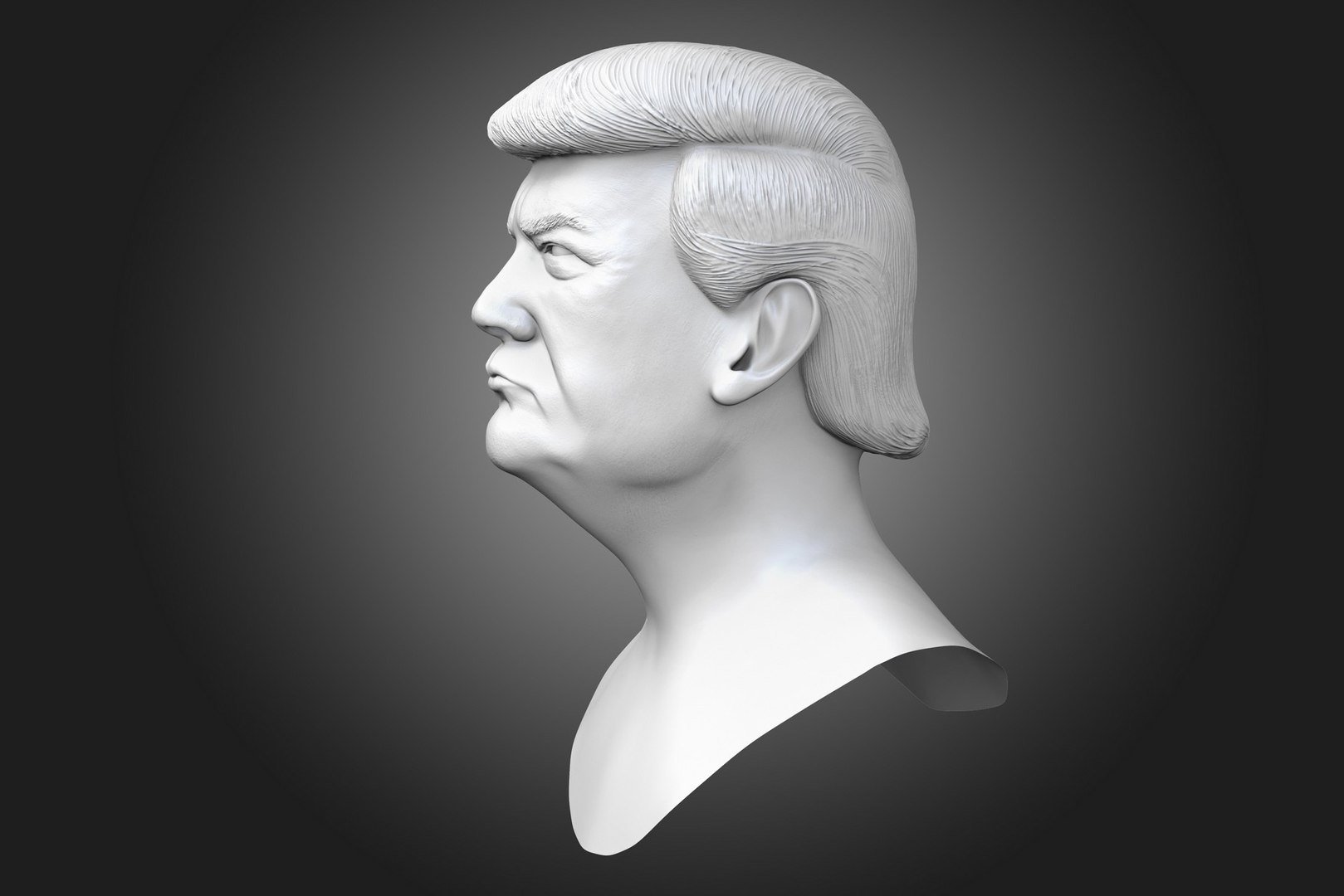 3D Portrait President Model - TurboSquid 1299703
