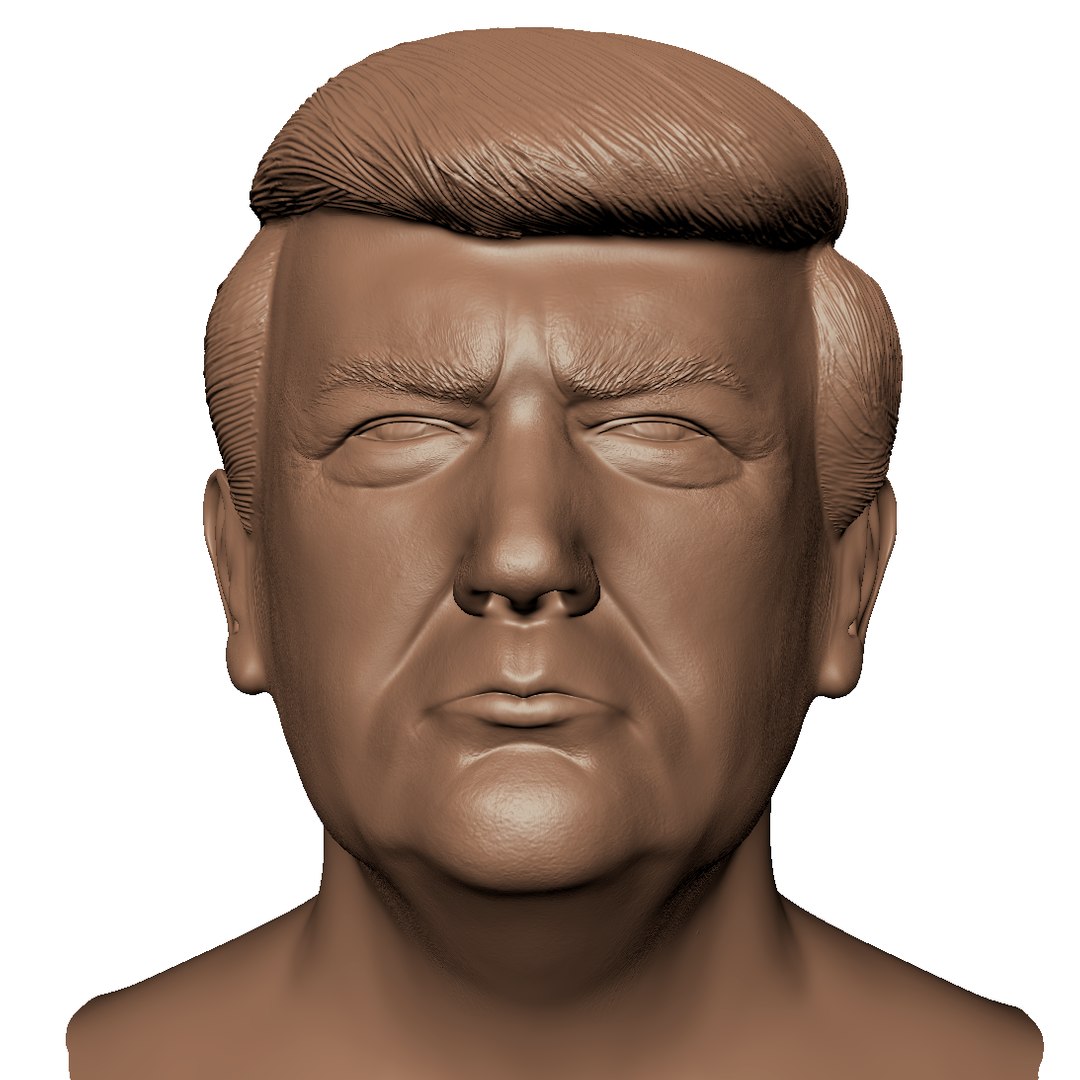 3D Portrait President Model - TurboSquid 1299703
