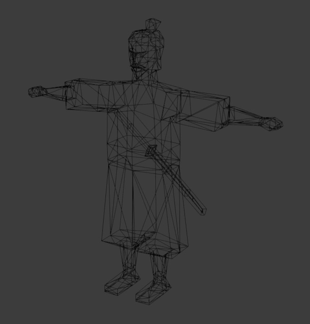 3D Lowpoly Samurai Unity Ready 3D Model - TurboSquid 1859502