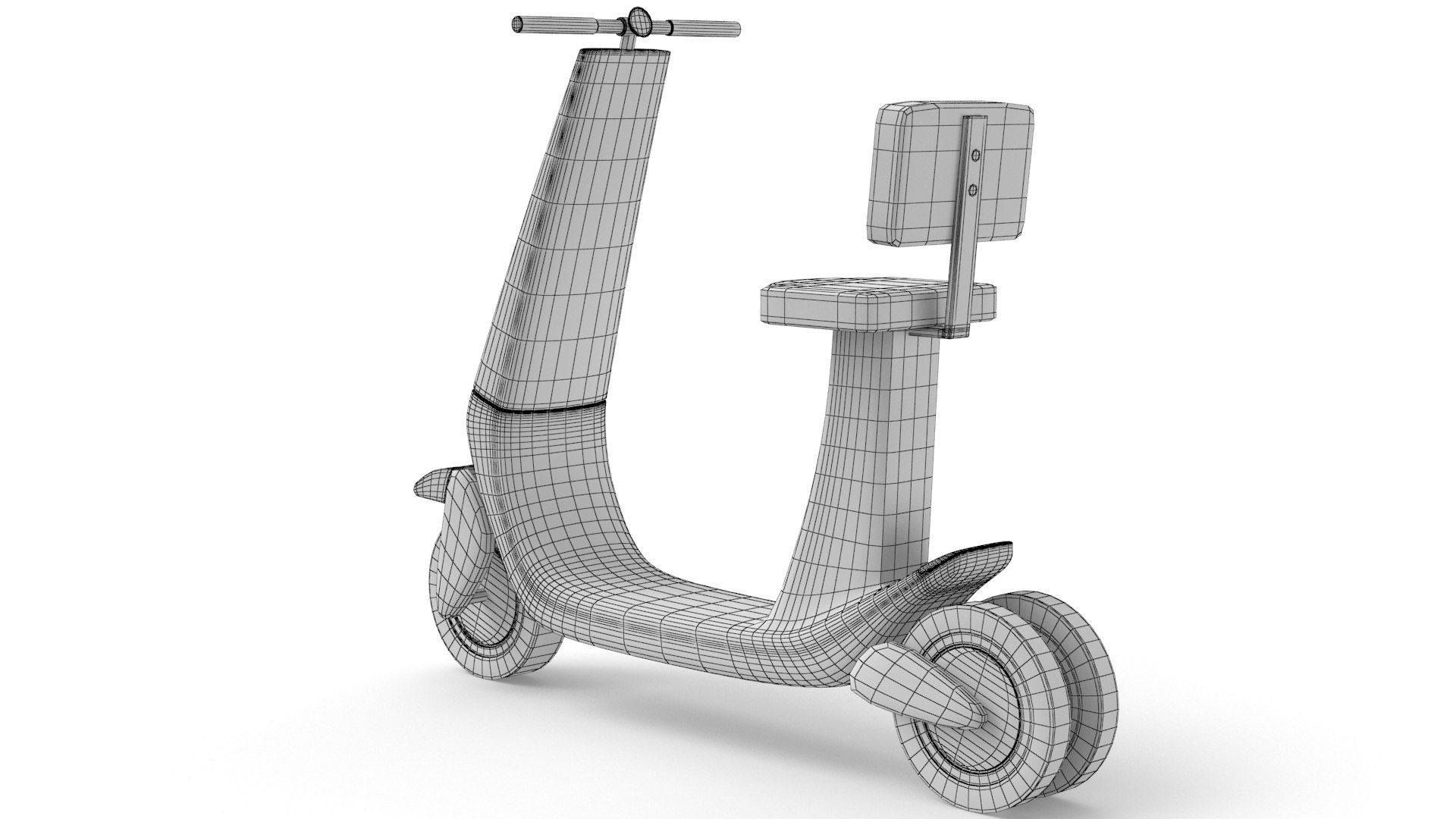 Mobility Scooter Wheelchair 3D Model - TurboSquid 1547012