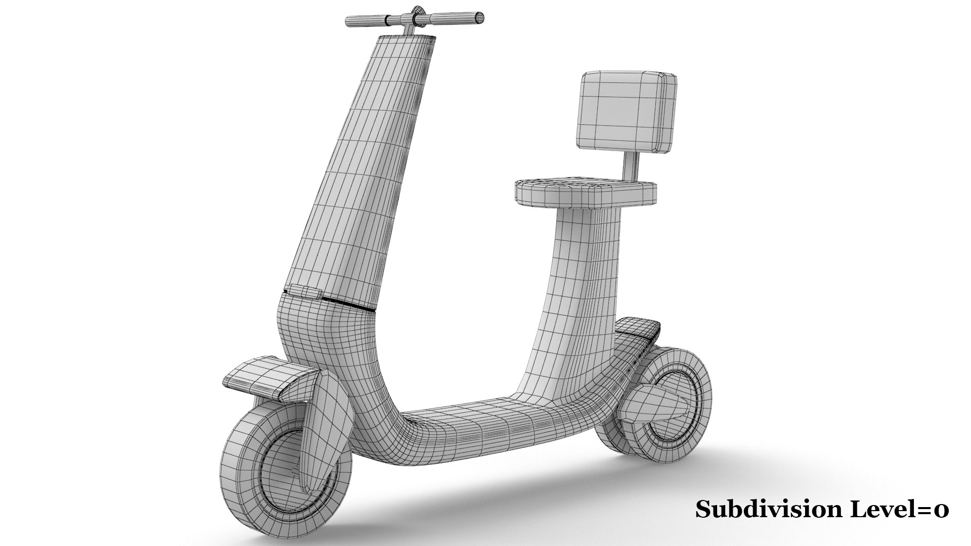 Mobility Scooter Wheelchair 3D Model - TurboSquid 1547012