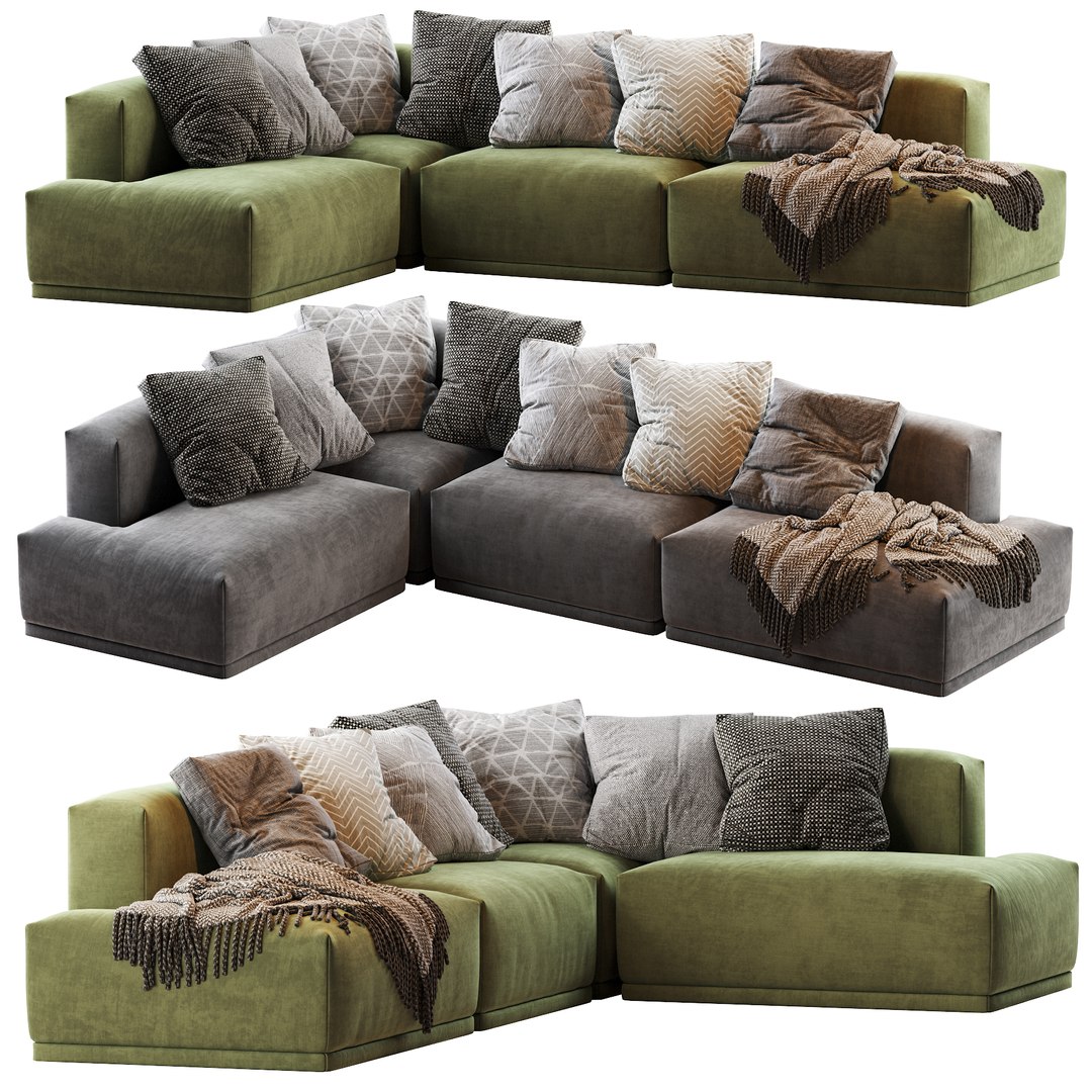 CONNECT MODULAR SOFA 3D Model - TurboSquid 1779713