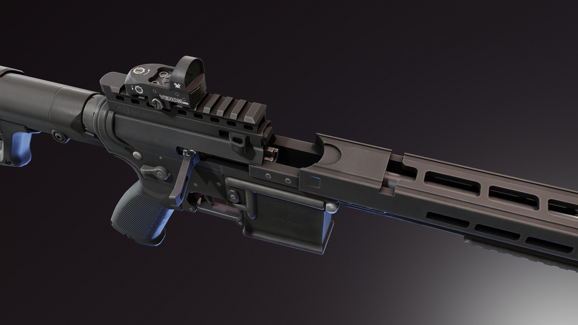 AR57 Rifle 3D Model - TurboSquid 1827656