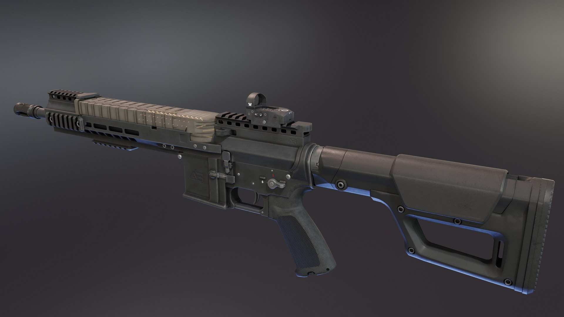 AR57 Rifle 3D Model - TurboSquid 1827656