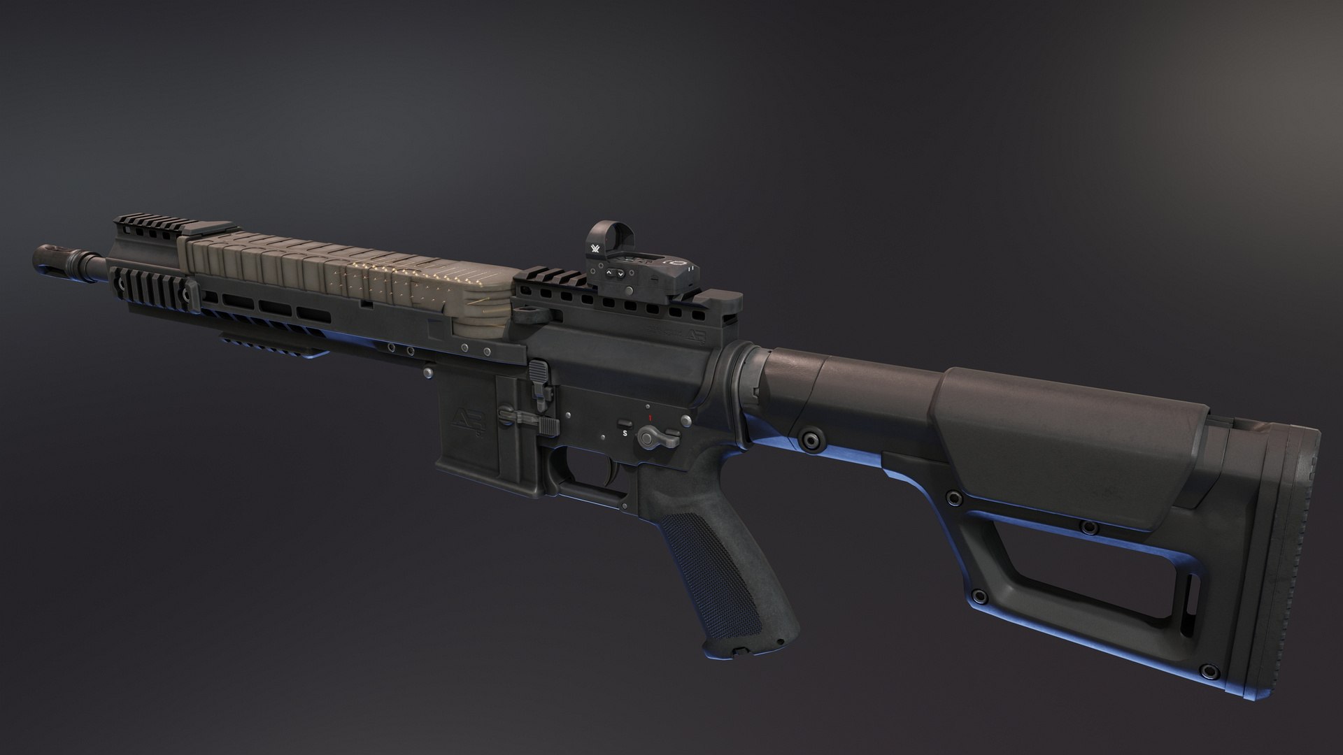 AR57 Rifle 3D Model - TurboSquid 1827656