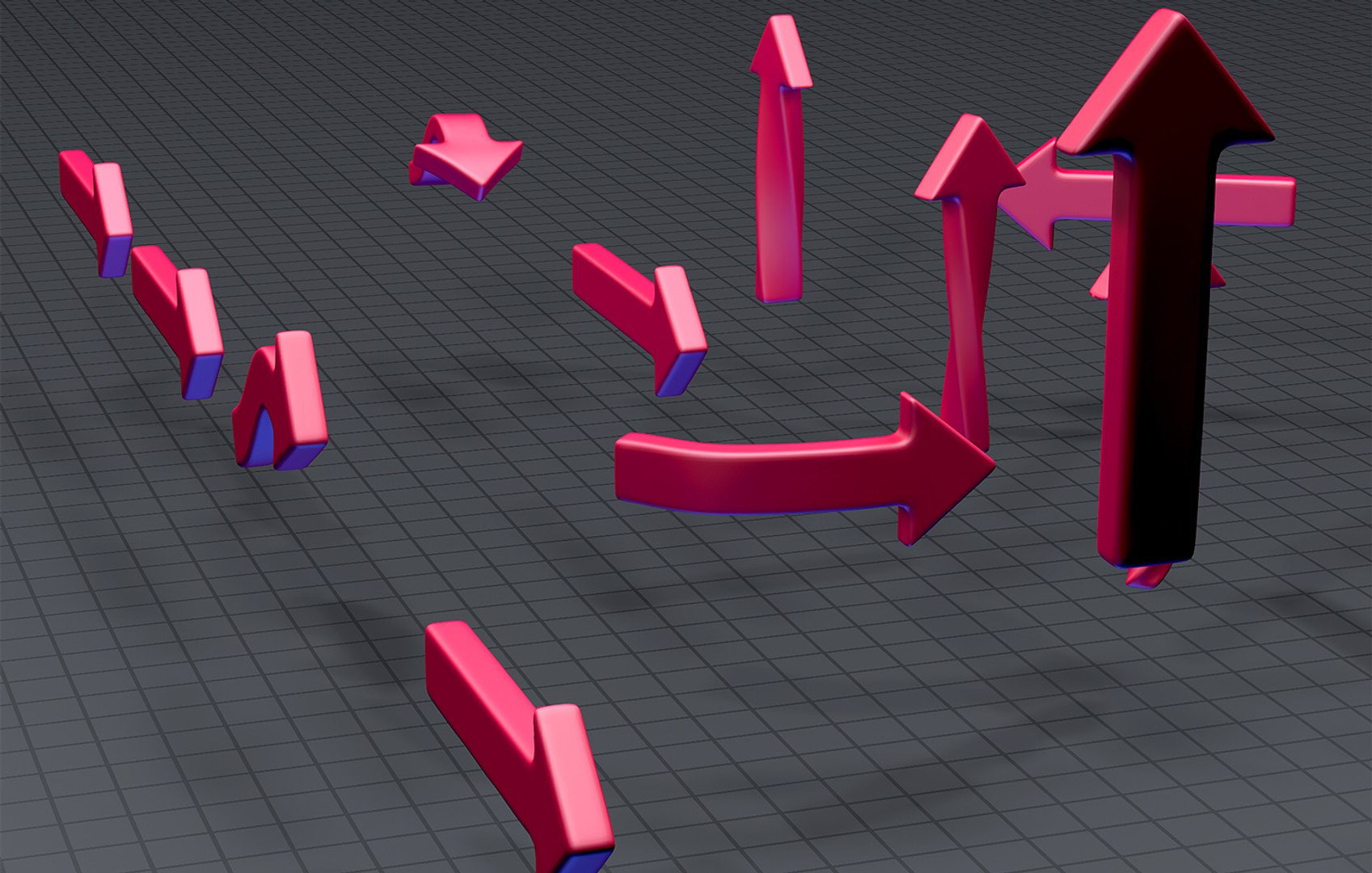 14 arrow animations 3D model - TurboSquid 1178262