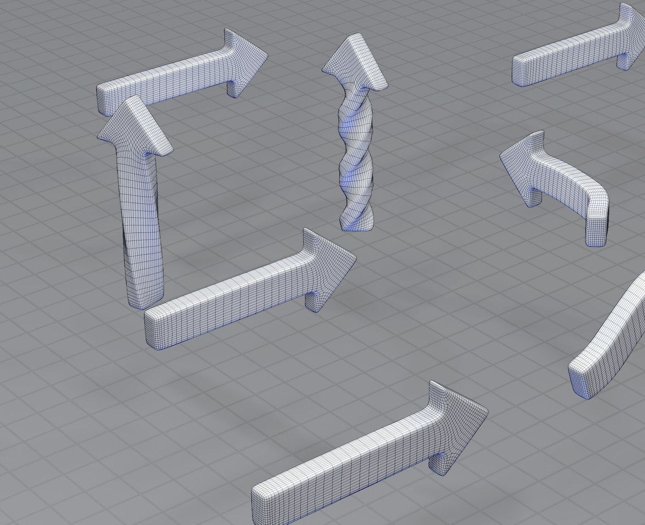 14 arrow animations 3D model - TurboSquid 1178262