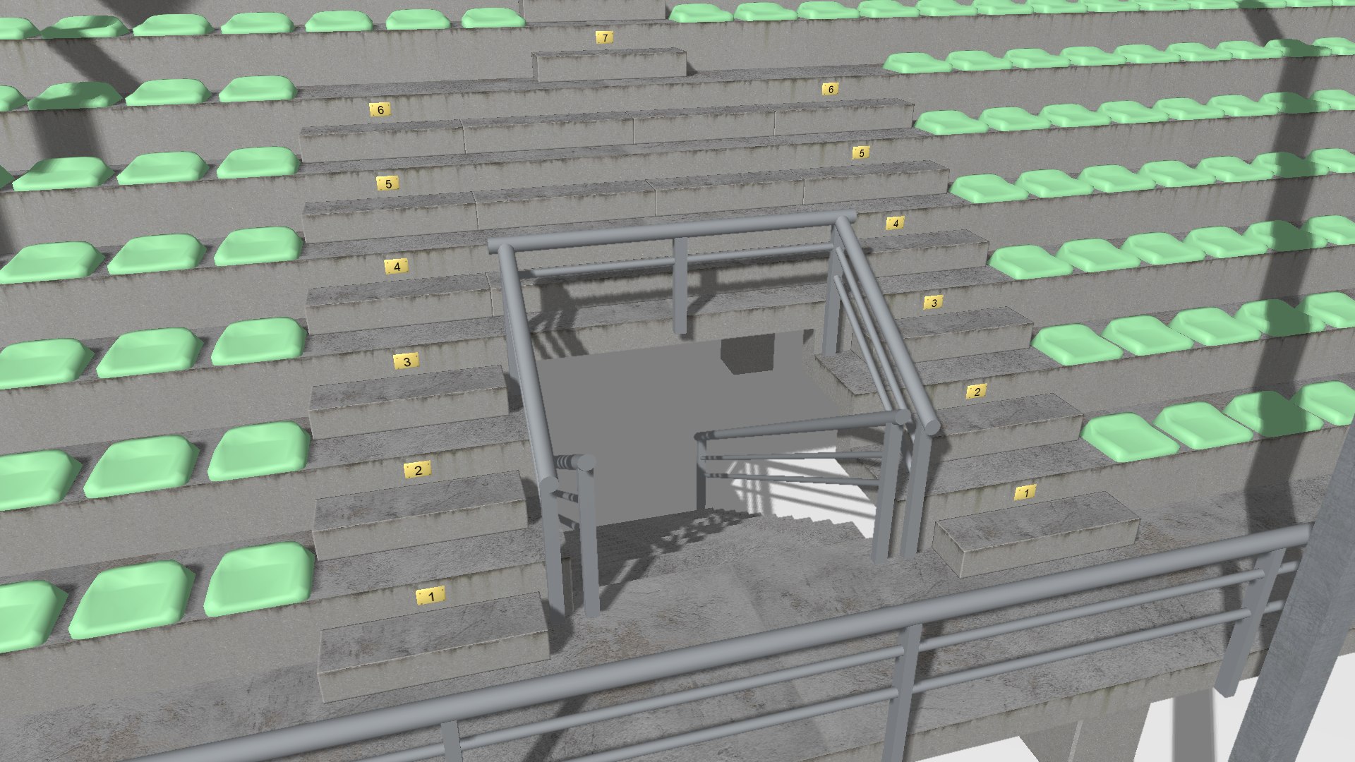 Grandstand Parasol Type Model - TurboSquid 2106841