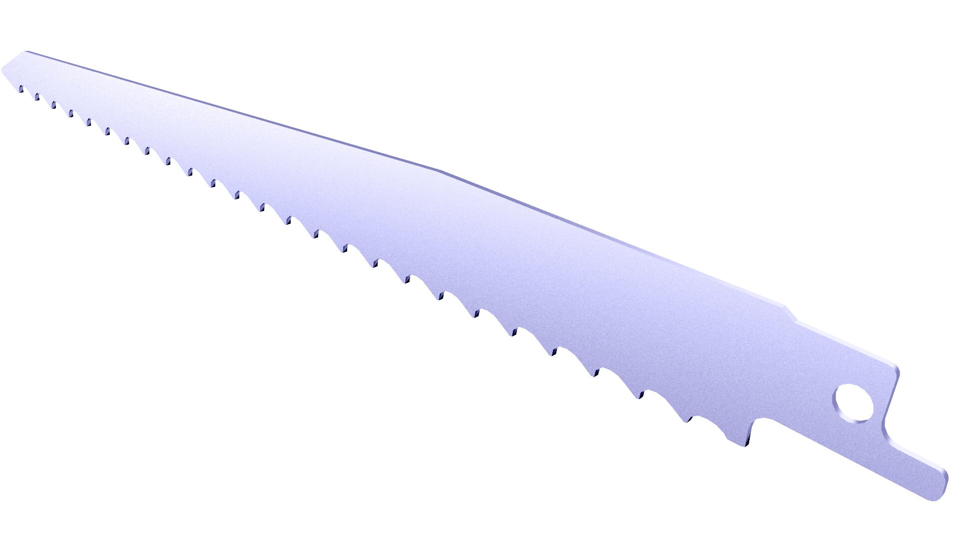 Reciprocating Saw Blade 3D Model 3D model - TurboSquid 1784839