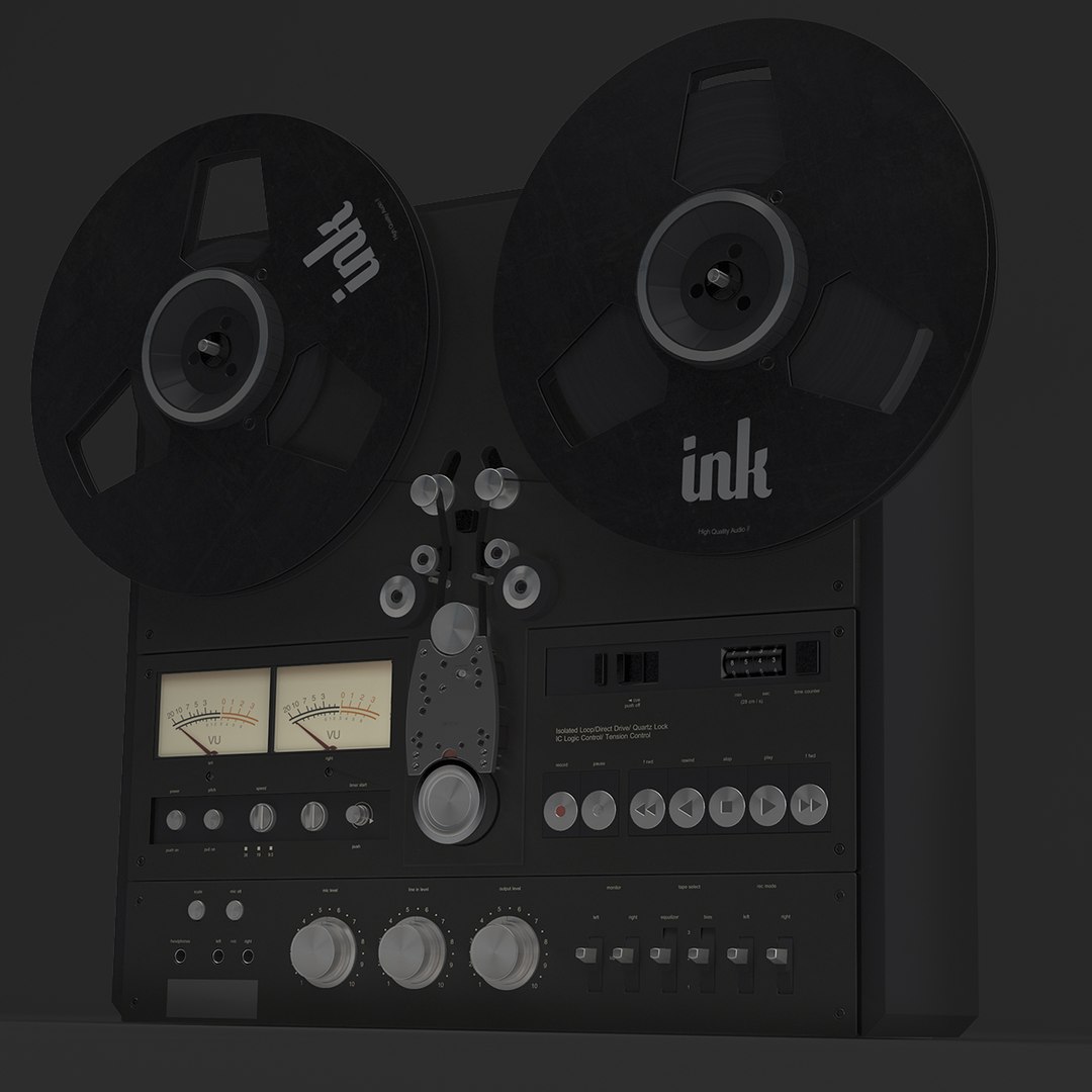 Tape Recorder 3d Model