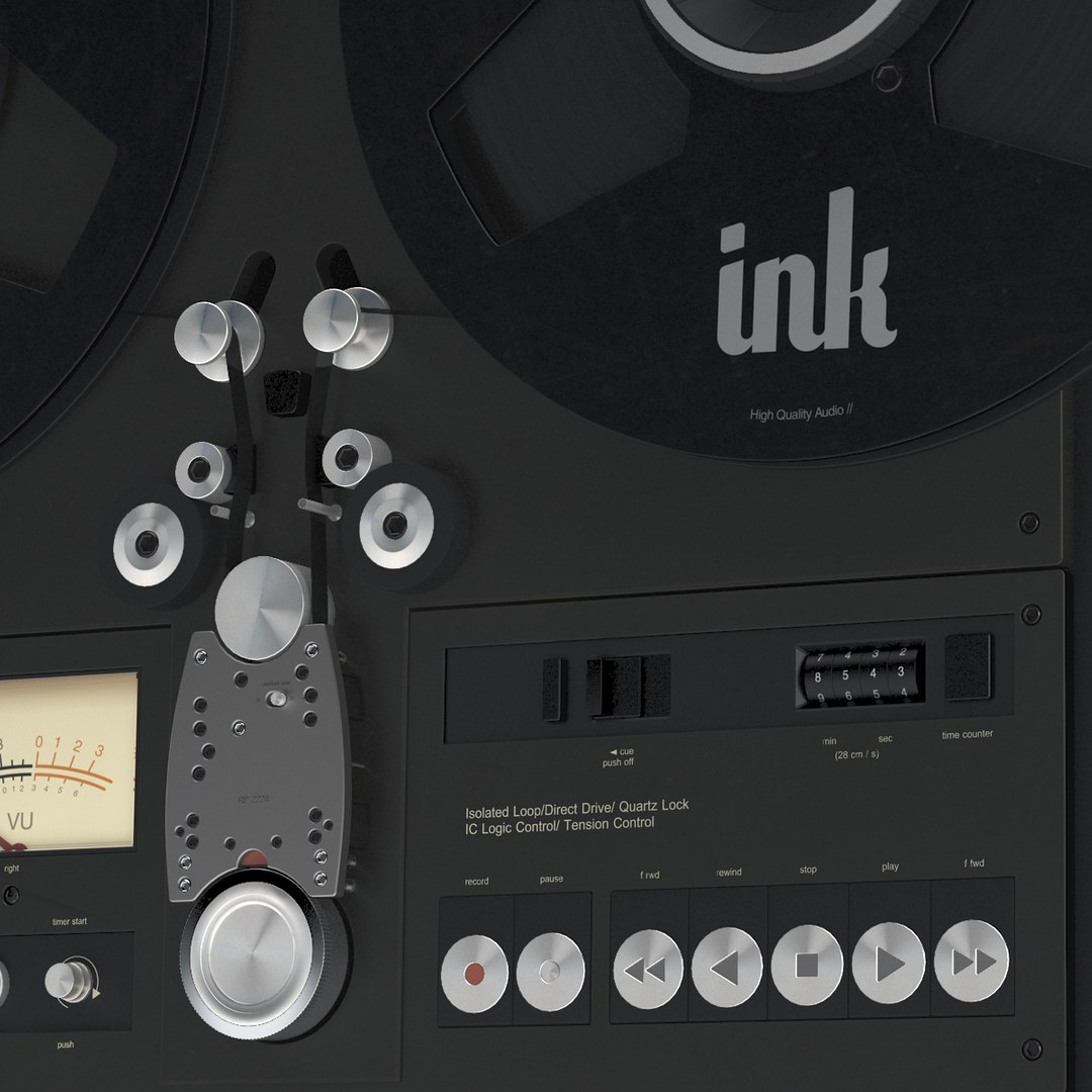 Tape Recorder 3d Model