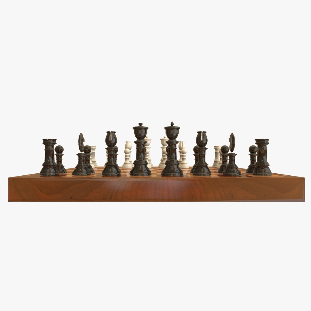 Chess Set 3d Model