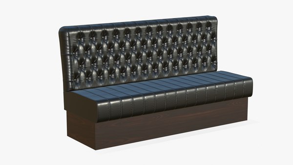 Chesterfield Coffee Table With Booth Restaurante model - TurboSquid 1904231