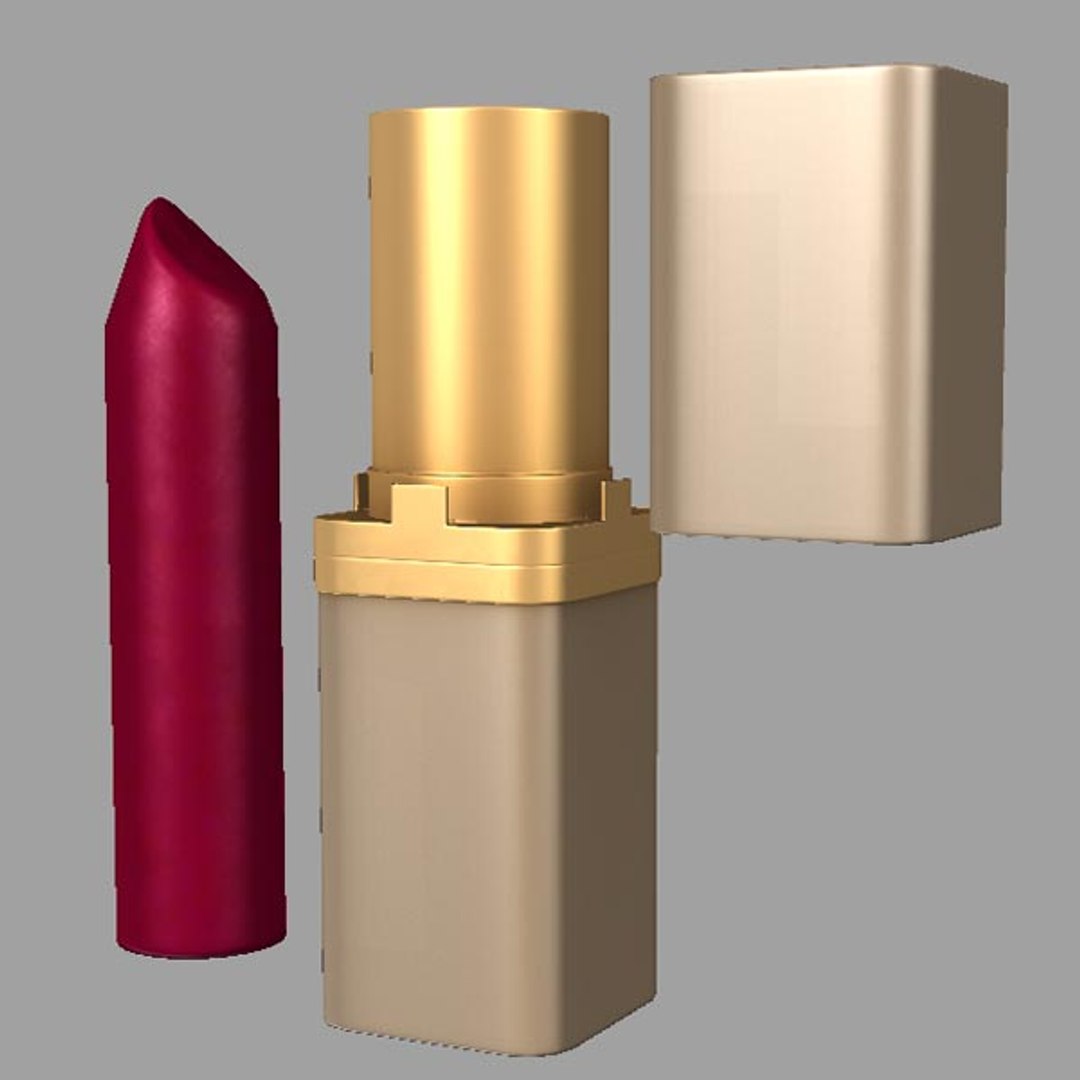 Lipstick Lips 3d Obj