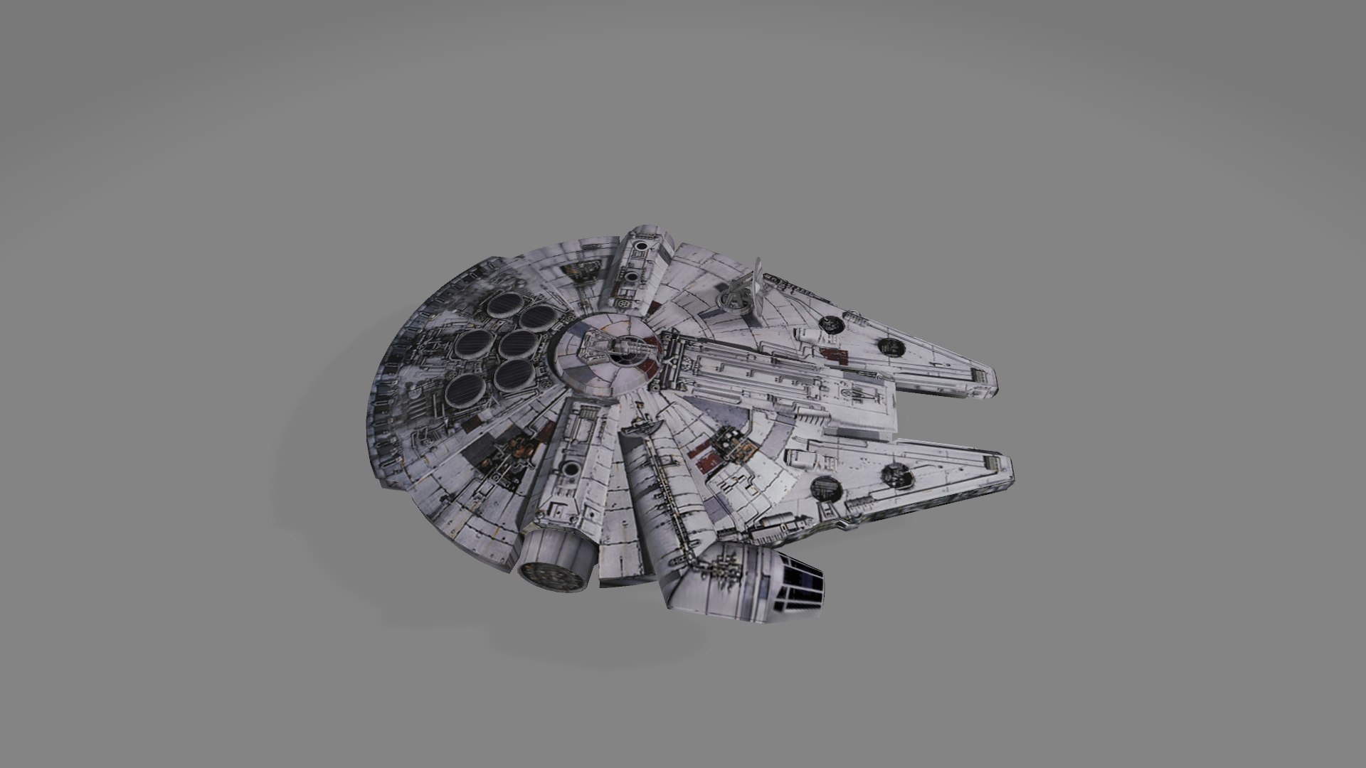 Star Wars Millennium Falcon 3D Model - TurboSquid 2358953